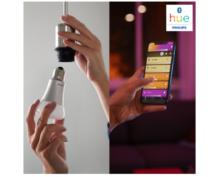 Philips Hue White and Colour Ambiance Starter Kit 9W A60 (Bluetooth ...