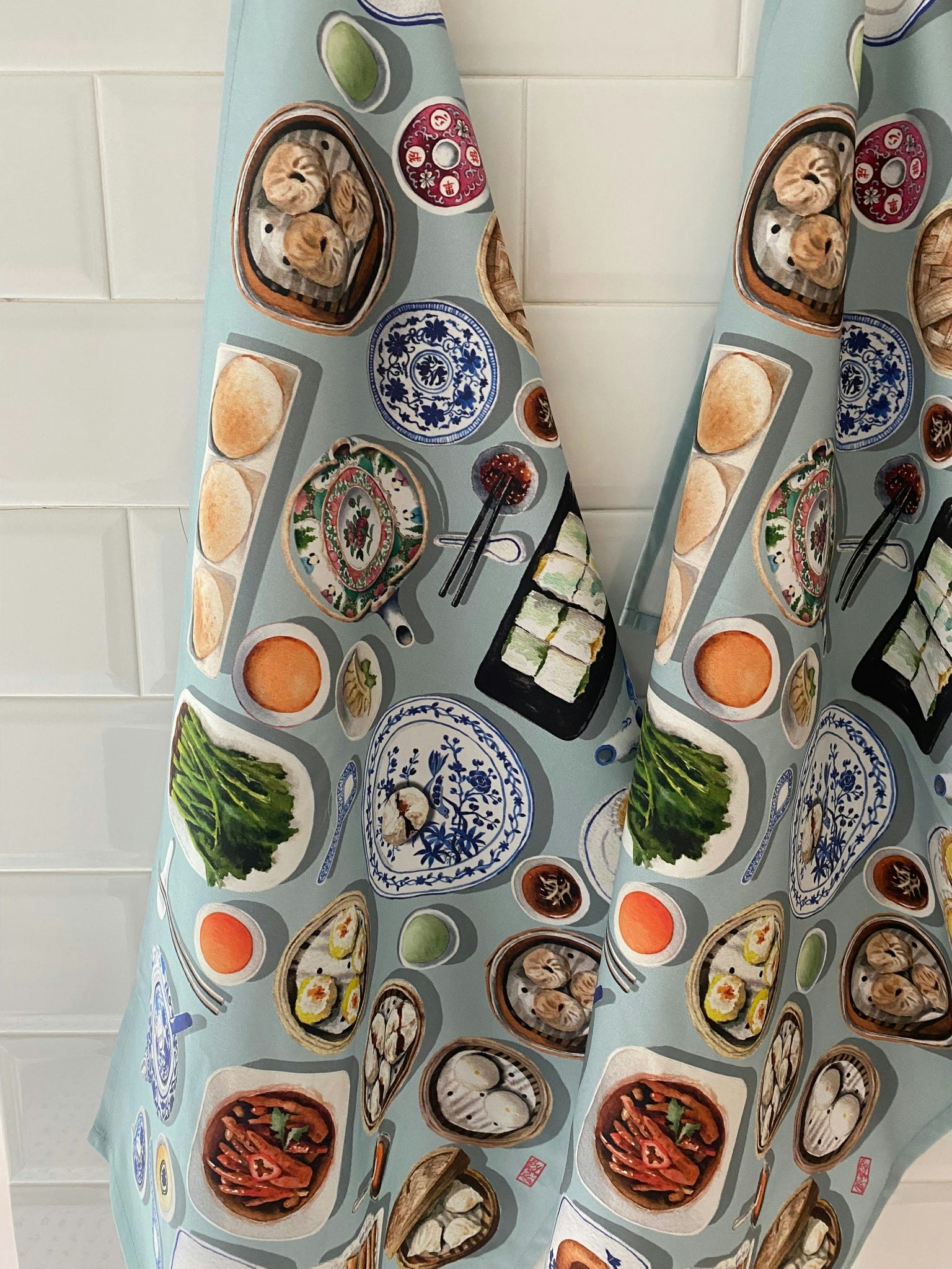 Singlapa Chinese Dim Sum Tea Towel, Singlapa | HipVan