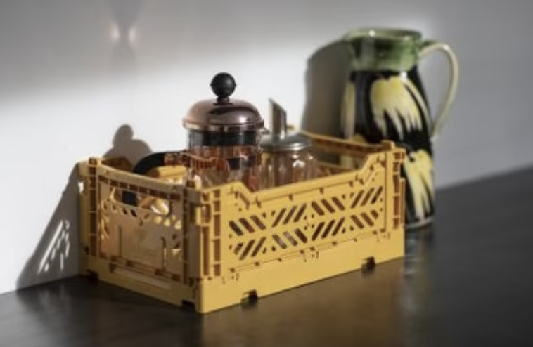 Aykasa Foldable Minibox - Mustard, Aykasa Foldable Organizers | HipVan