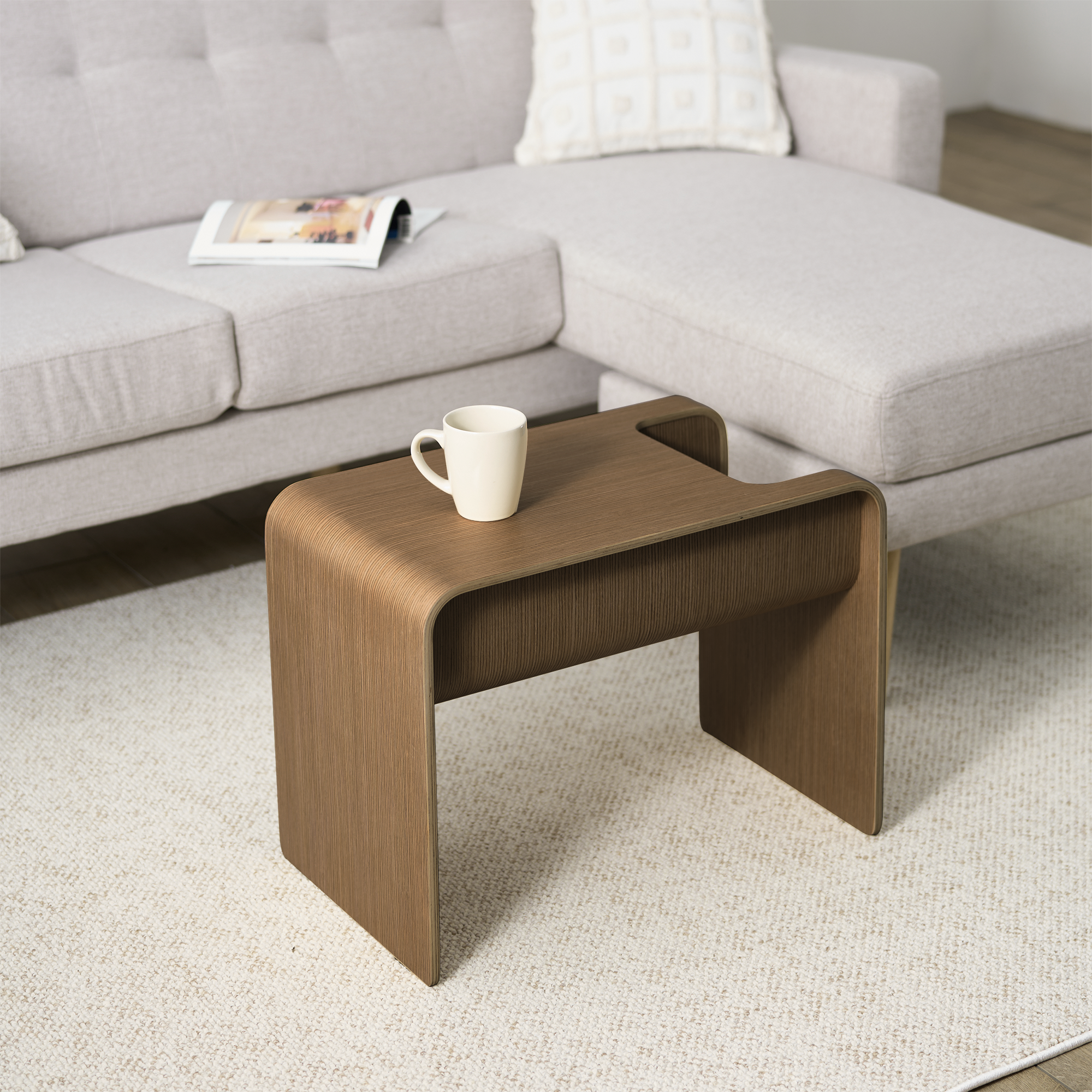 Jude Reversible Coffee / Side Table - Walnut, Slim Side Tables by ...