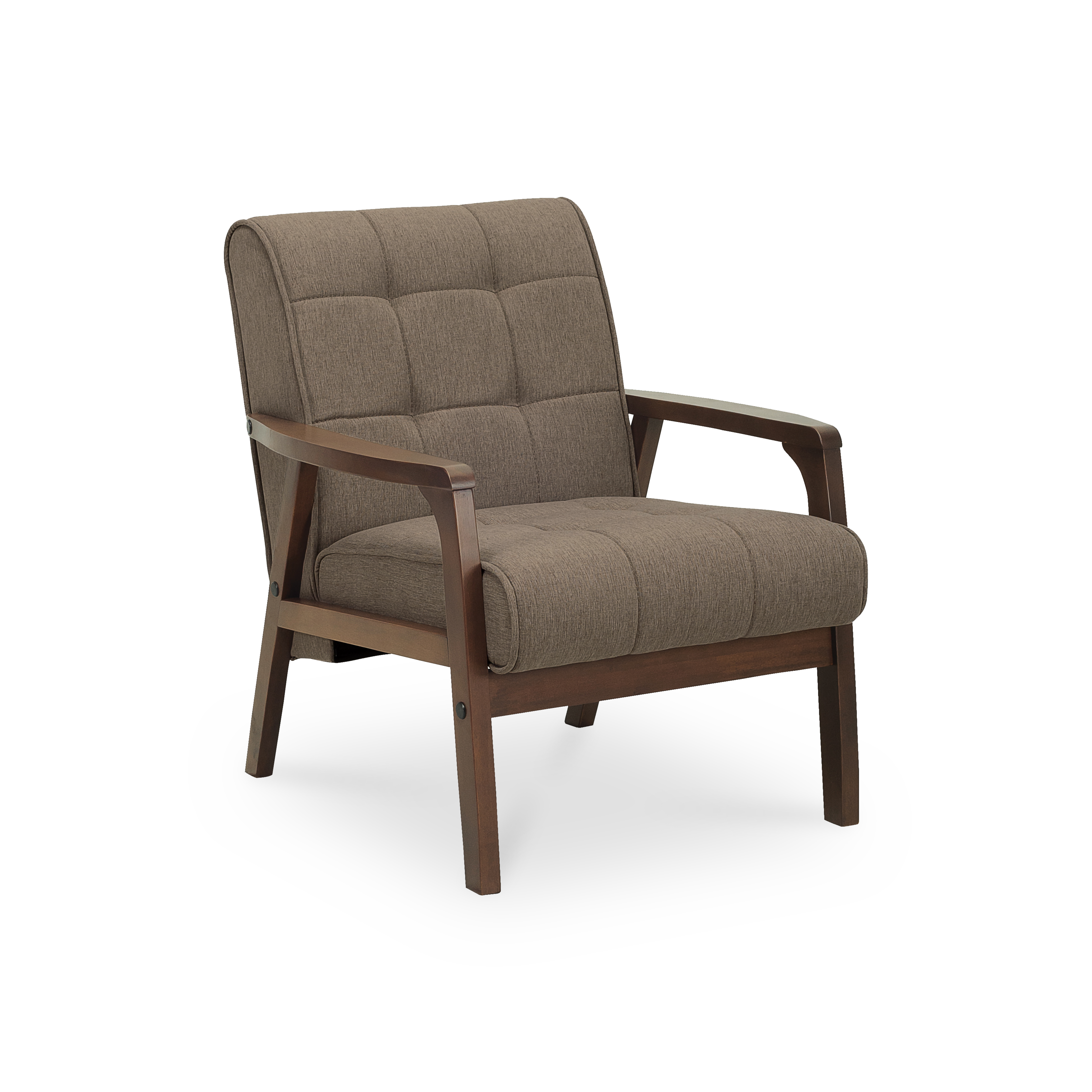 Tucson Armchair - Cocoa, Espresso (Faux Leather), HV Basic Sofas | HipVan