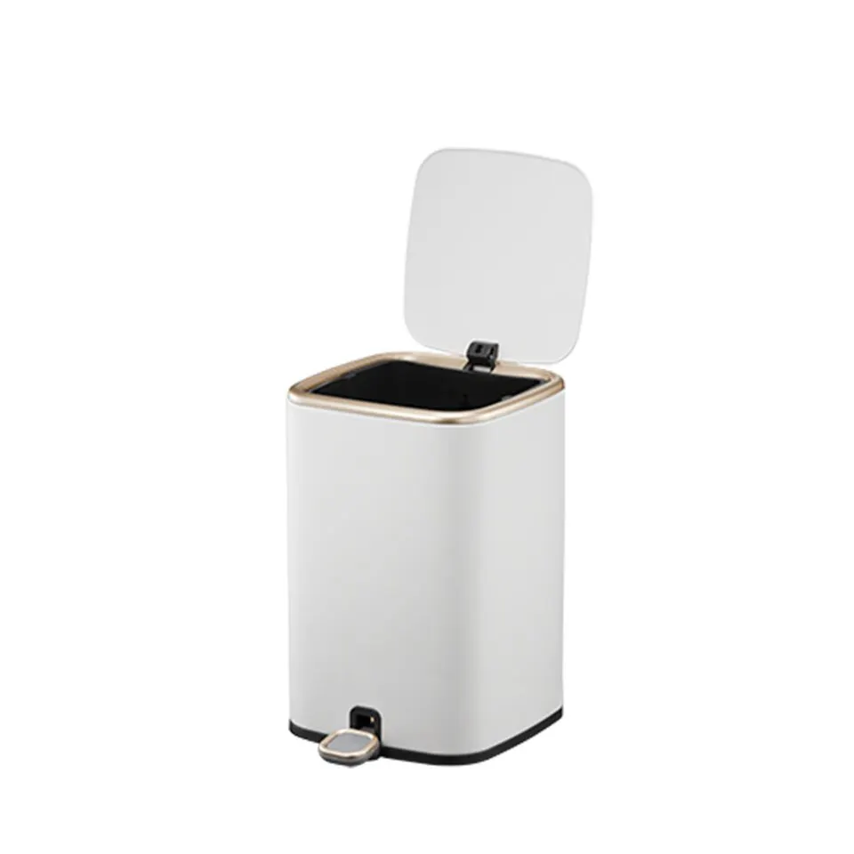 Eko Rectangle Step Bin with Soft Closing Lid (2 Sizes), EKO | HipVan