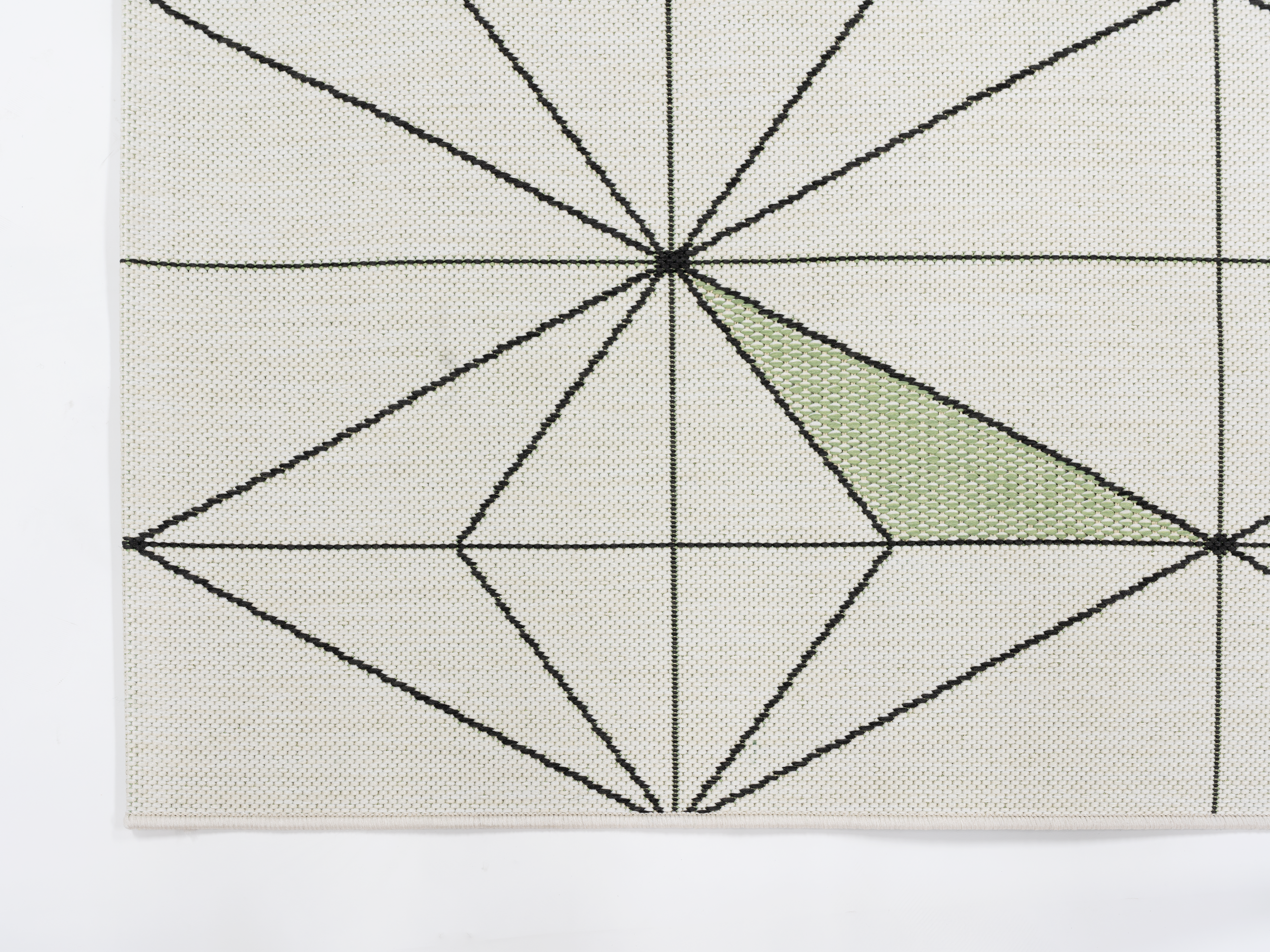 Star Flatwoven Rug - Sage Geo (3 Sizes), Heritage Carpets | HipVan