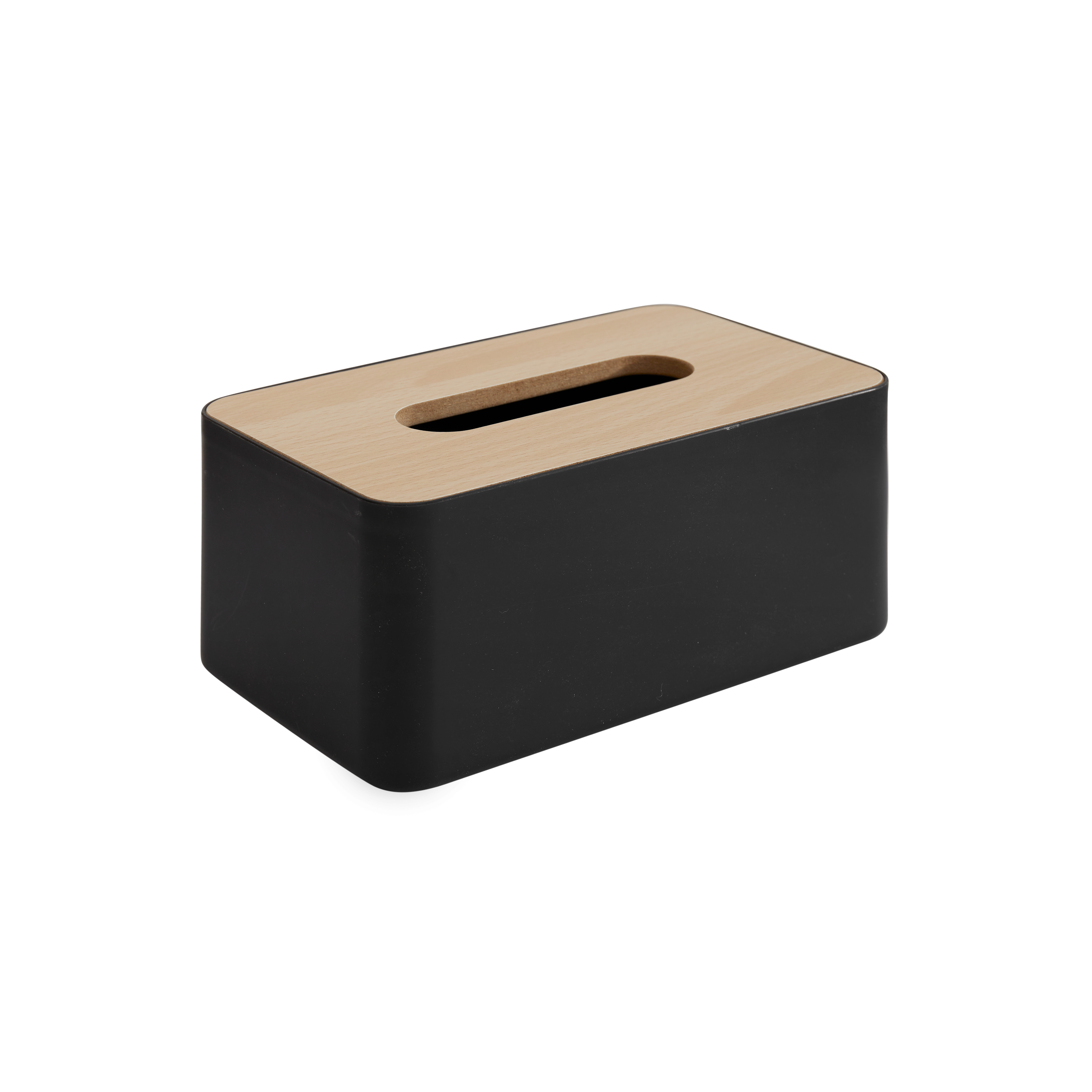 Wooden Tissue Box - Black, Storage Essentials by HipVan | HipVan