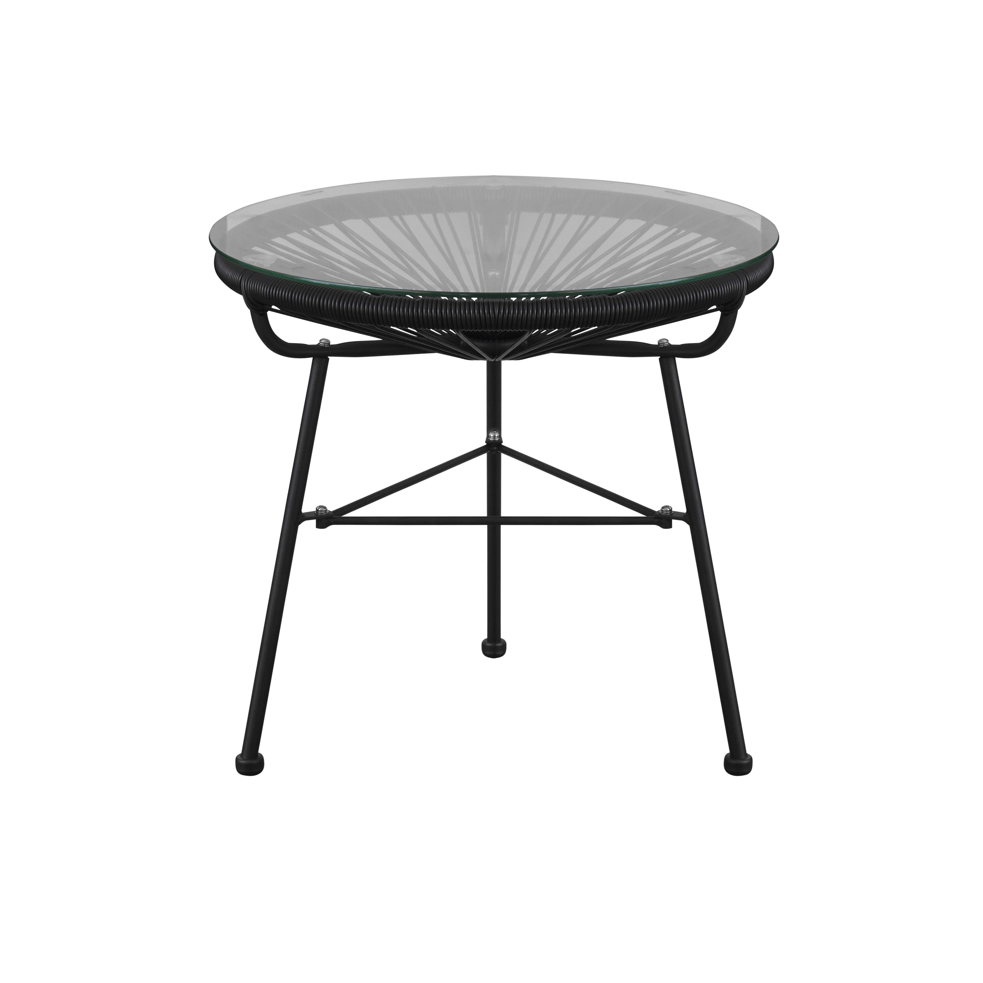 Acapulco Side Table - Black, Acapulco by HipVan | HipVan