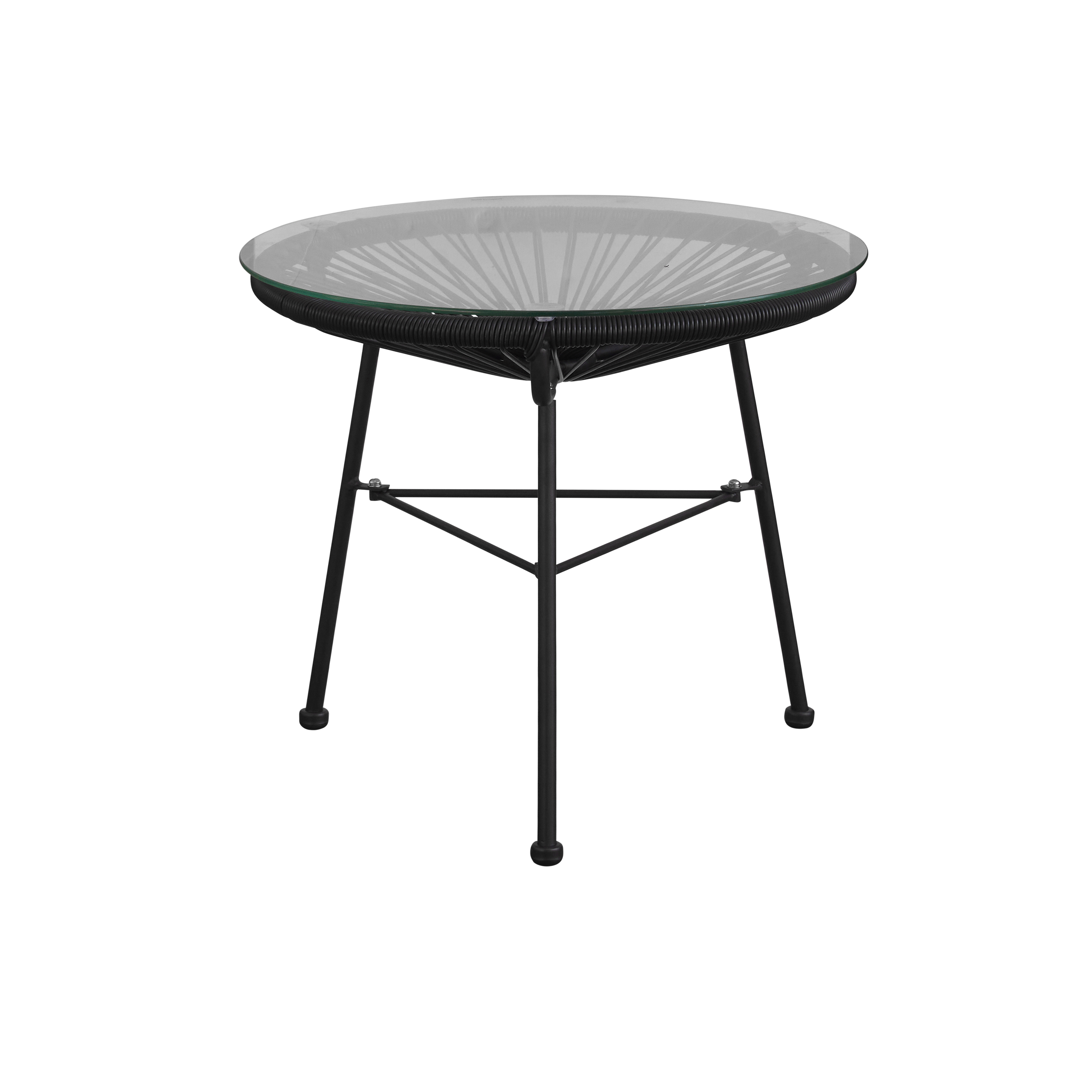 Acapulco Side Table - Black, Acapulco by HipVan | HipVan