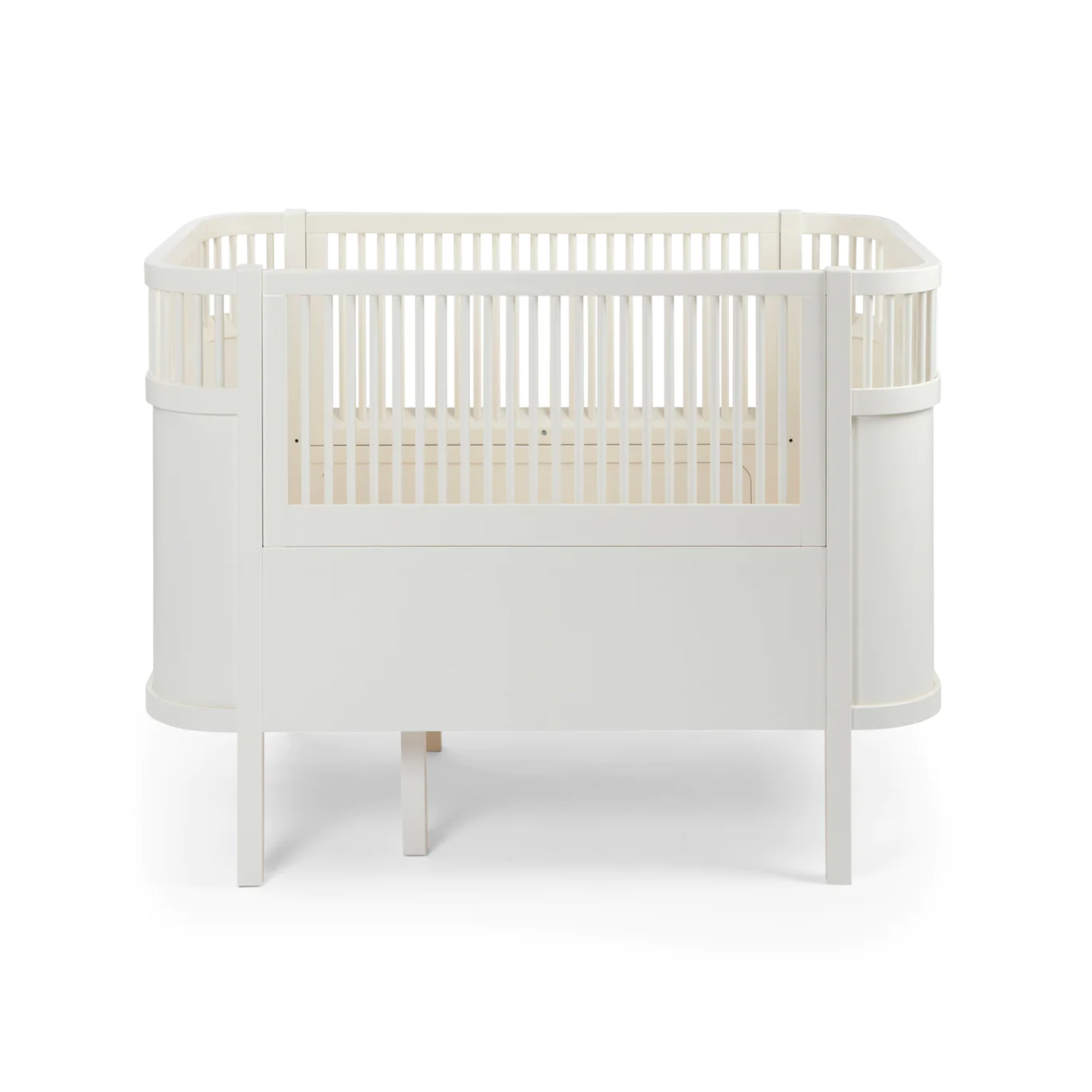 Sebra Baby & Junior Bed - Classic Grey - Classic White, Sebra | HipVan