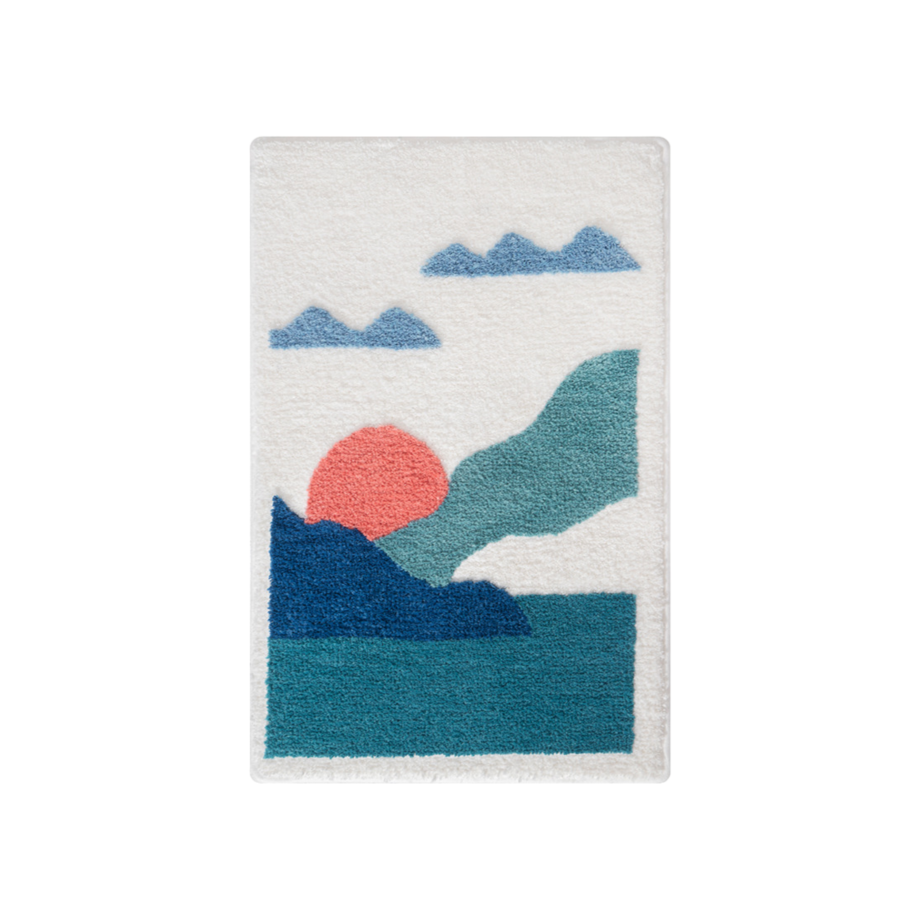 Serena Bath Mat - Sunset Horizon, Floor Mats by HipVan | HipVan