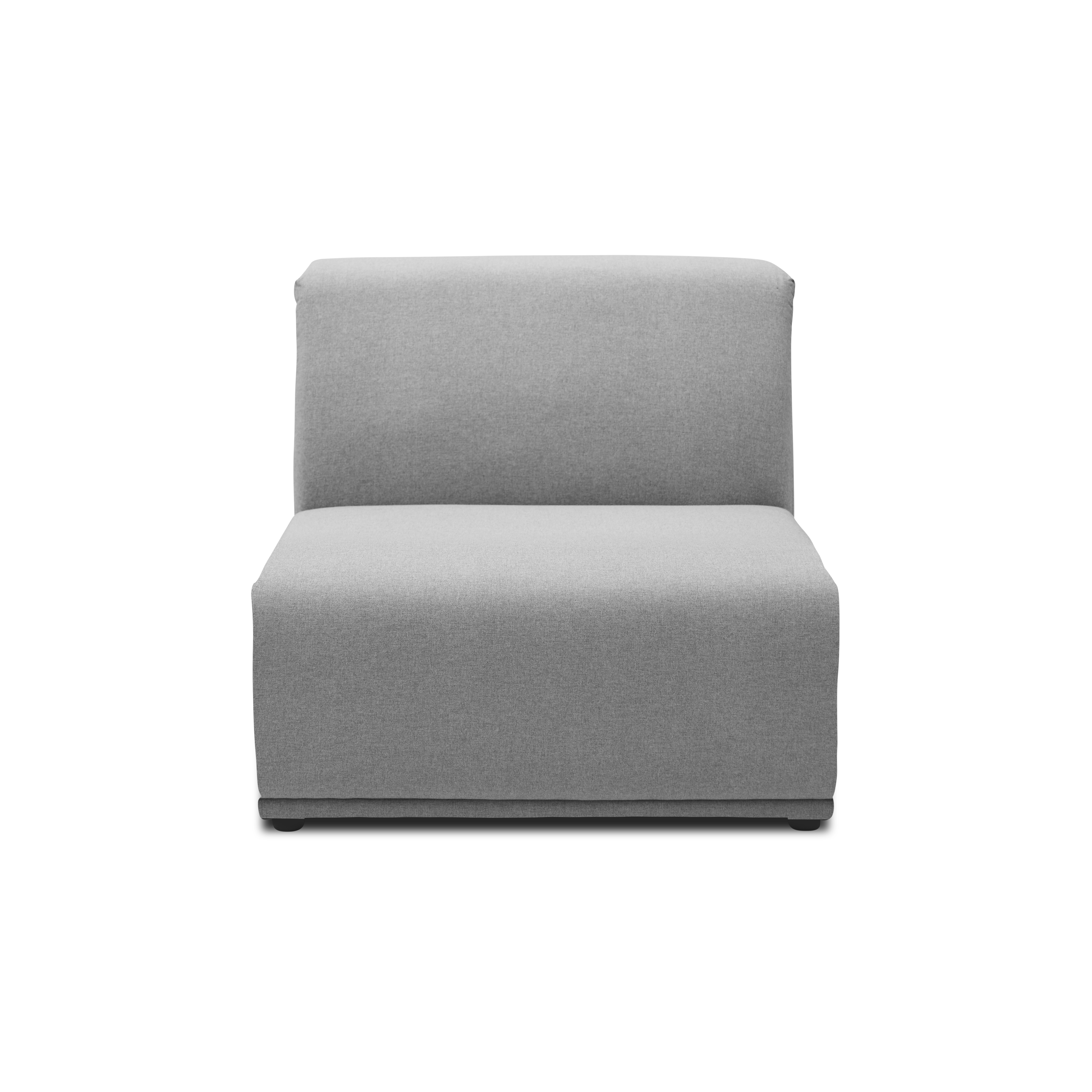 Milan Armless Unit - Slate (Fabric), HV Atelier Sofas & Lounge Chairs ...