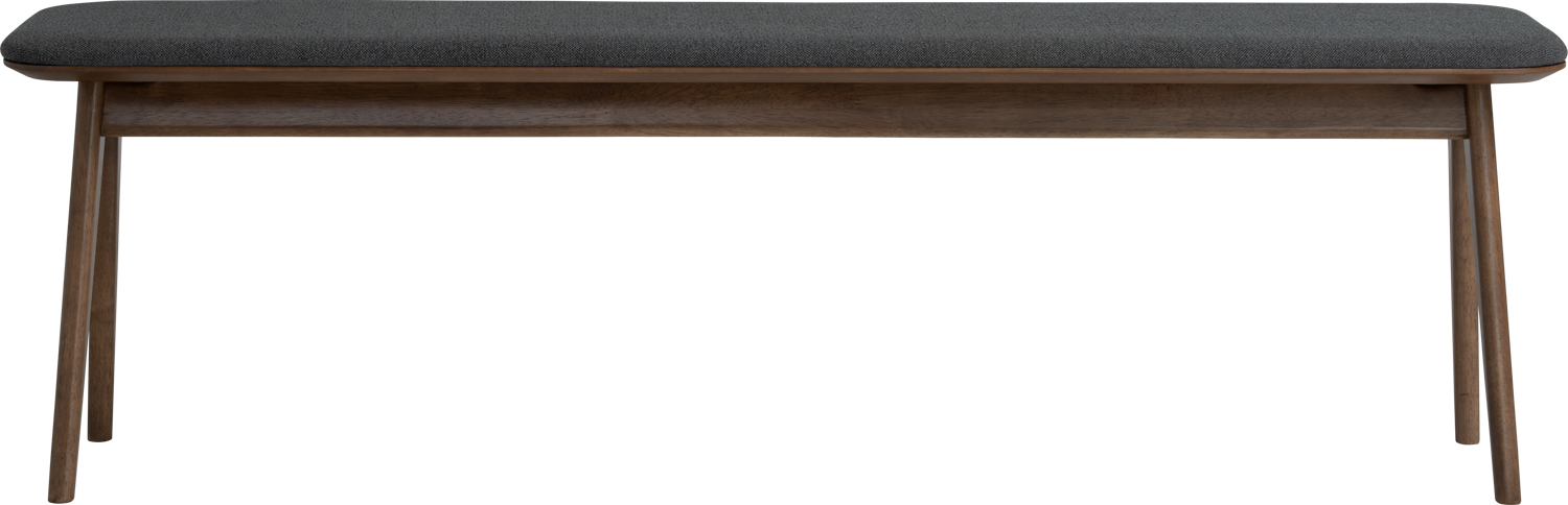 Ferica Bench 1.5m - Cocoa, Dark Grey, Ferica by HipVan | HipVan