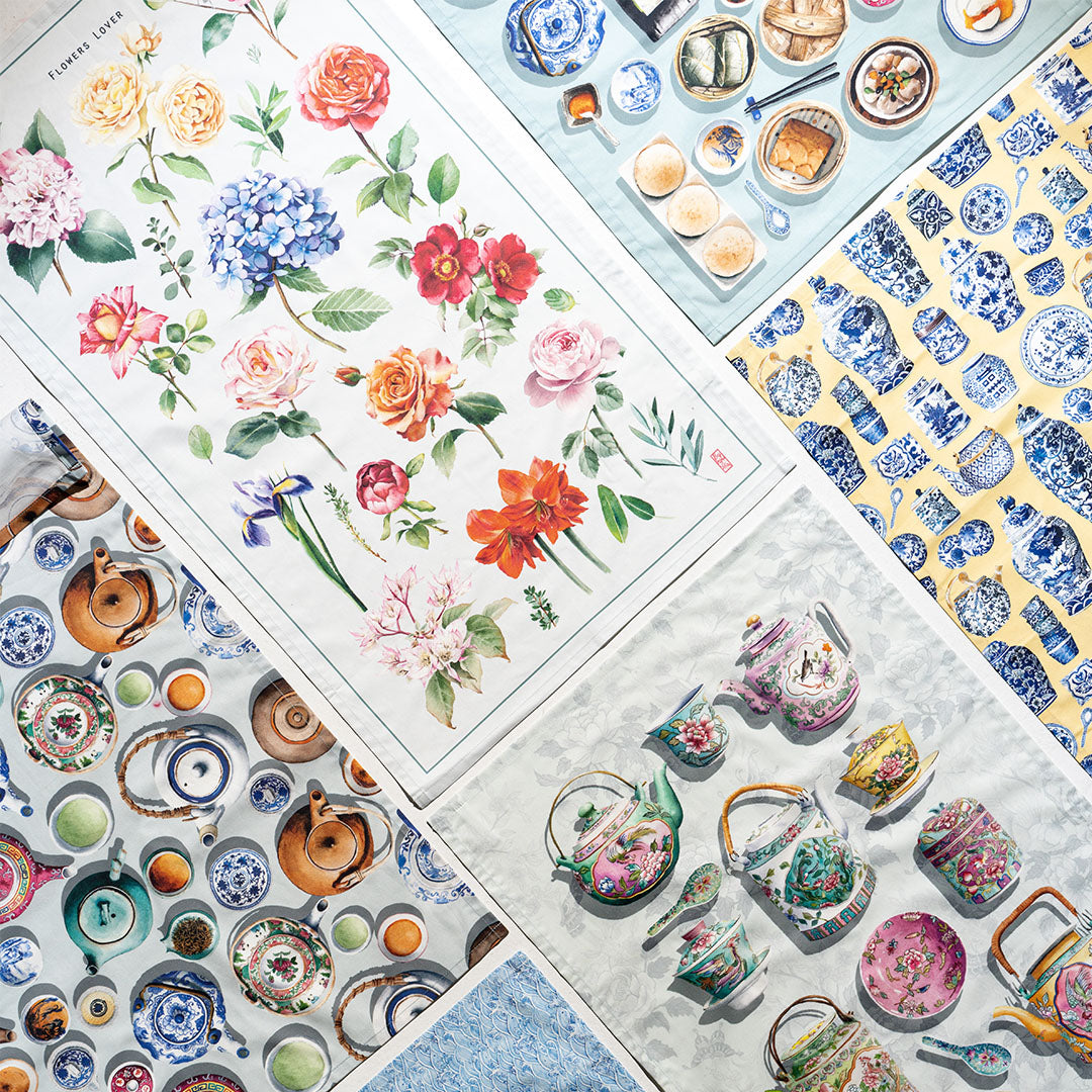 Singlapa Chinese Dim Sum Tea Towel, Singlapa | HipVan