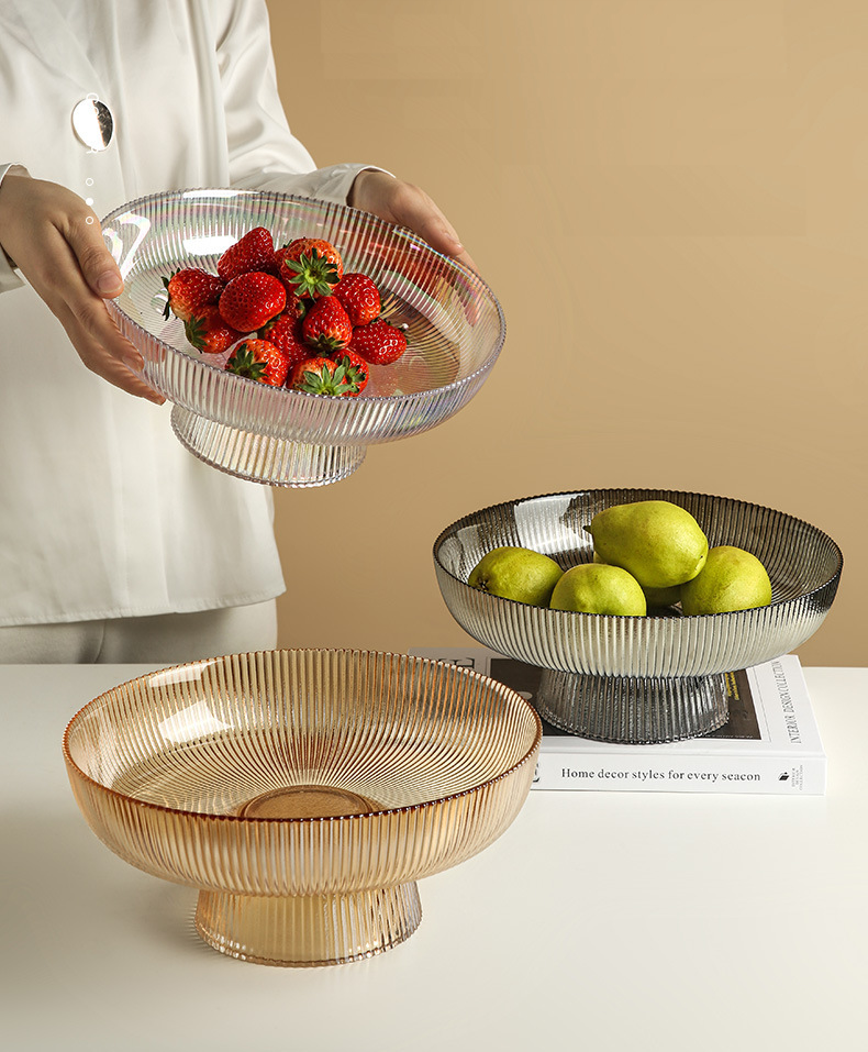 Reagan Glass Display Bowl - Grey - Large, Home Basics by HipVan | View ...