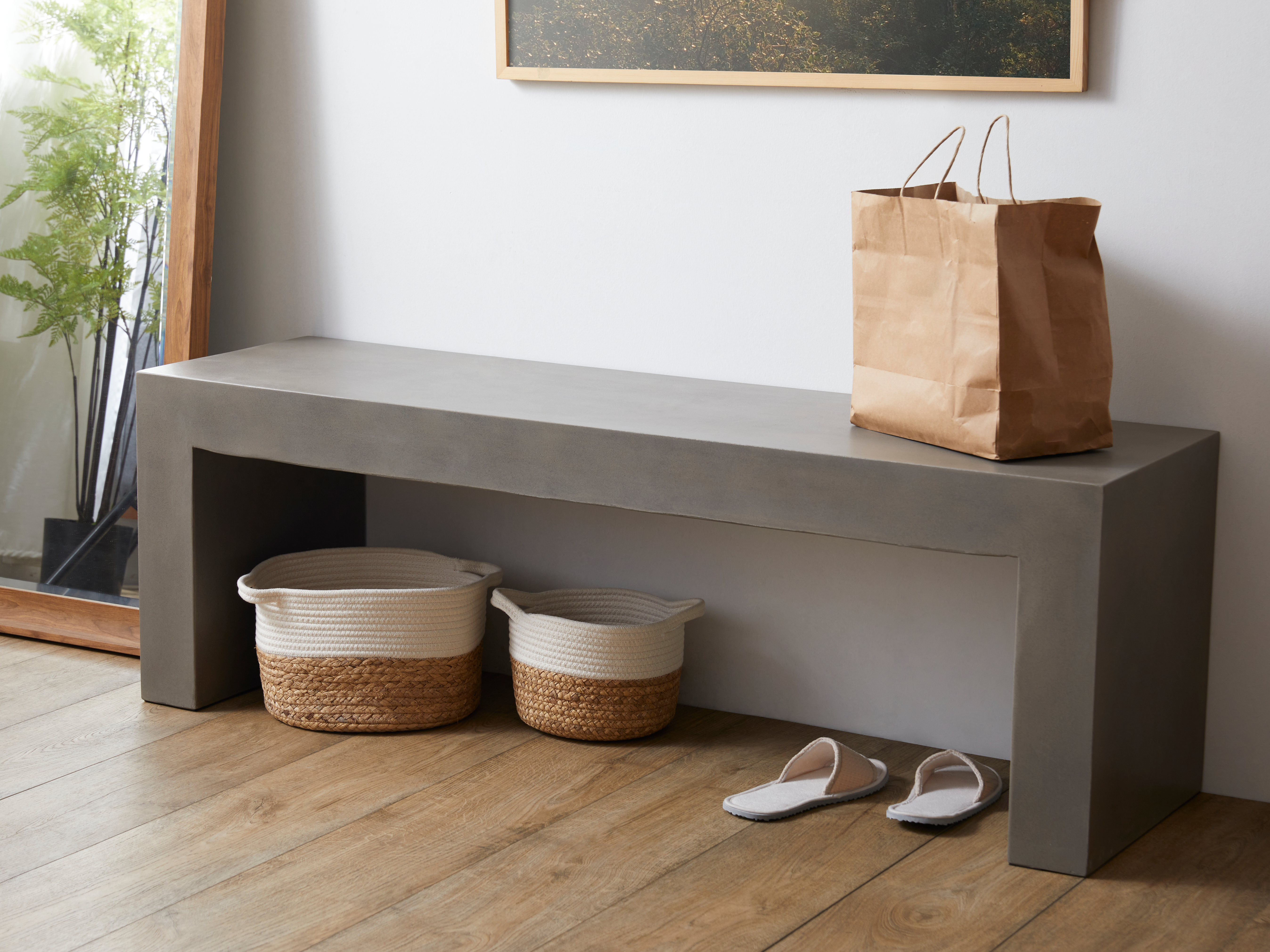 Ryland Concrete Bench 1.4m, Ryland by HipVan | HipVan