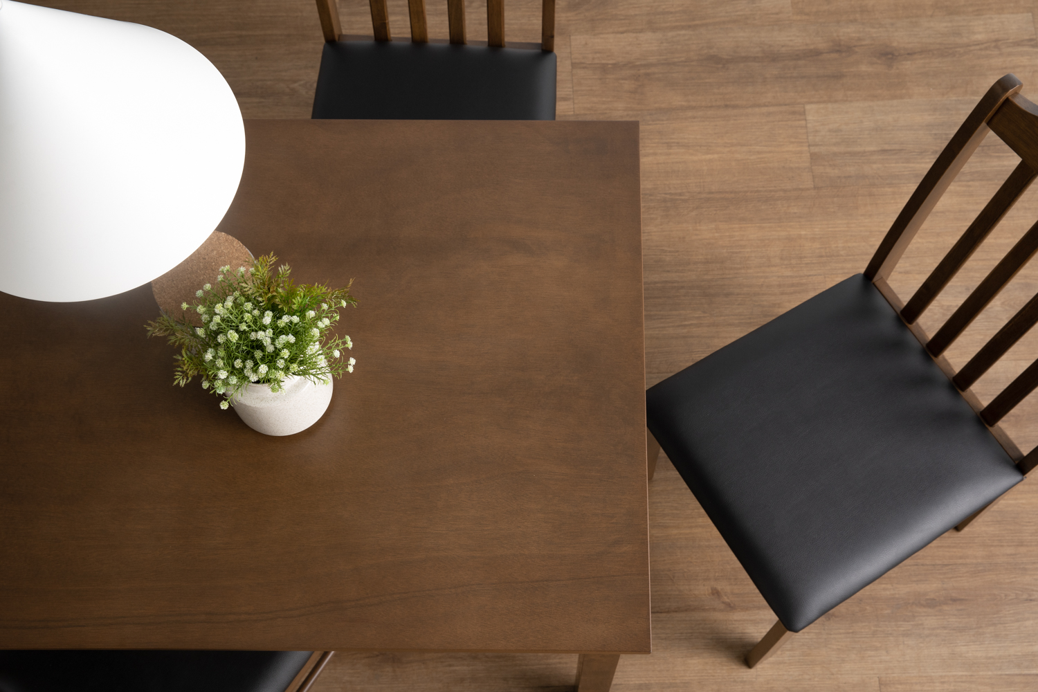 Faye Dining Table 1.1m with 4 Faye Chairs - Cocoa, HV Basic Dining ...