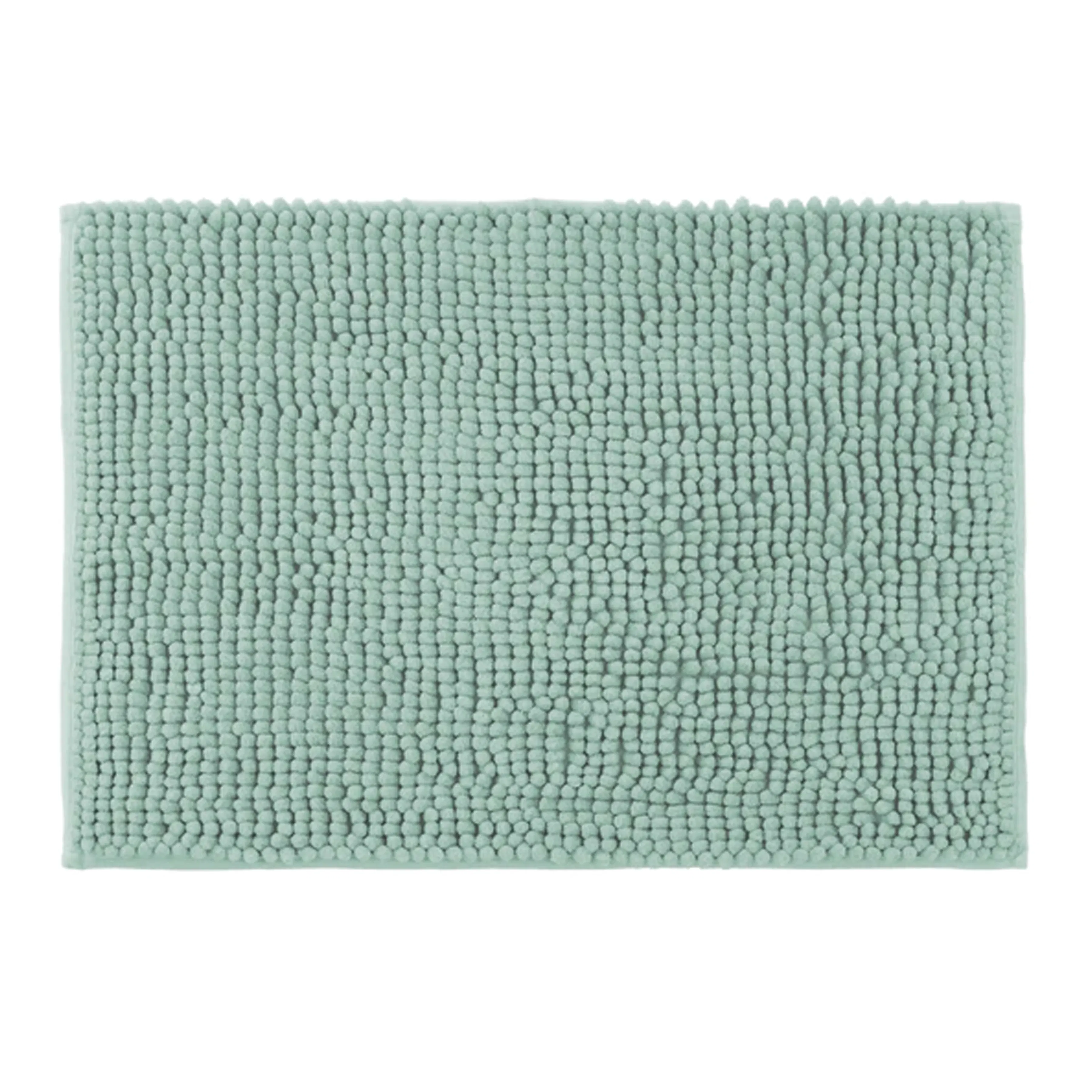Cora Chenille Bath Mat - Mint Green, Floor Mats by HipVan | HipVan