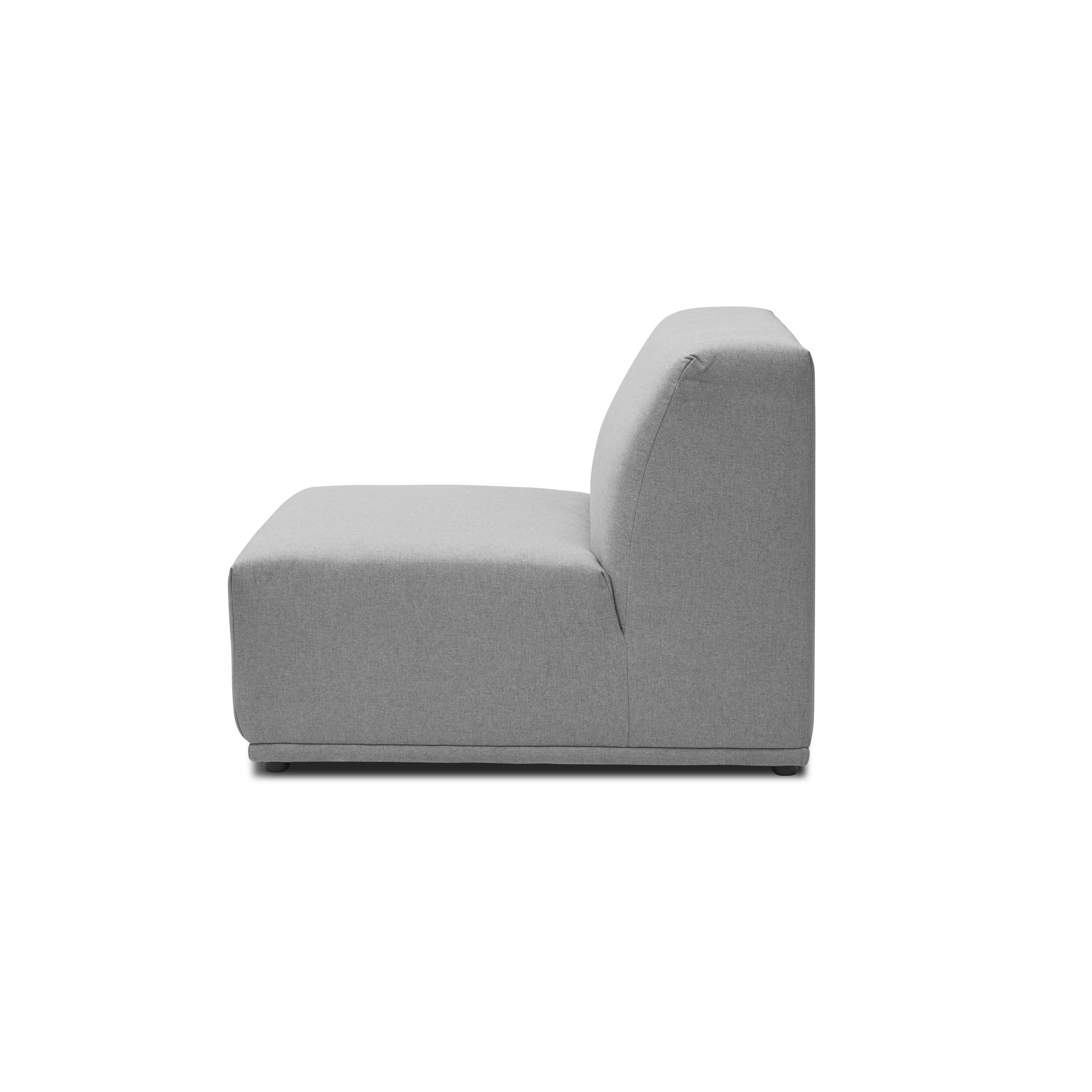 Milan Armless Unit - Slate (Fabric), HV Atelier Sofas & Lounge Chairs ...