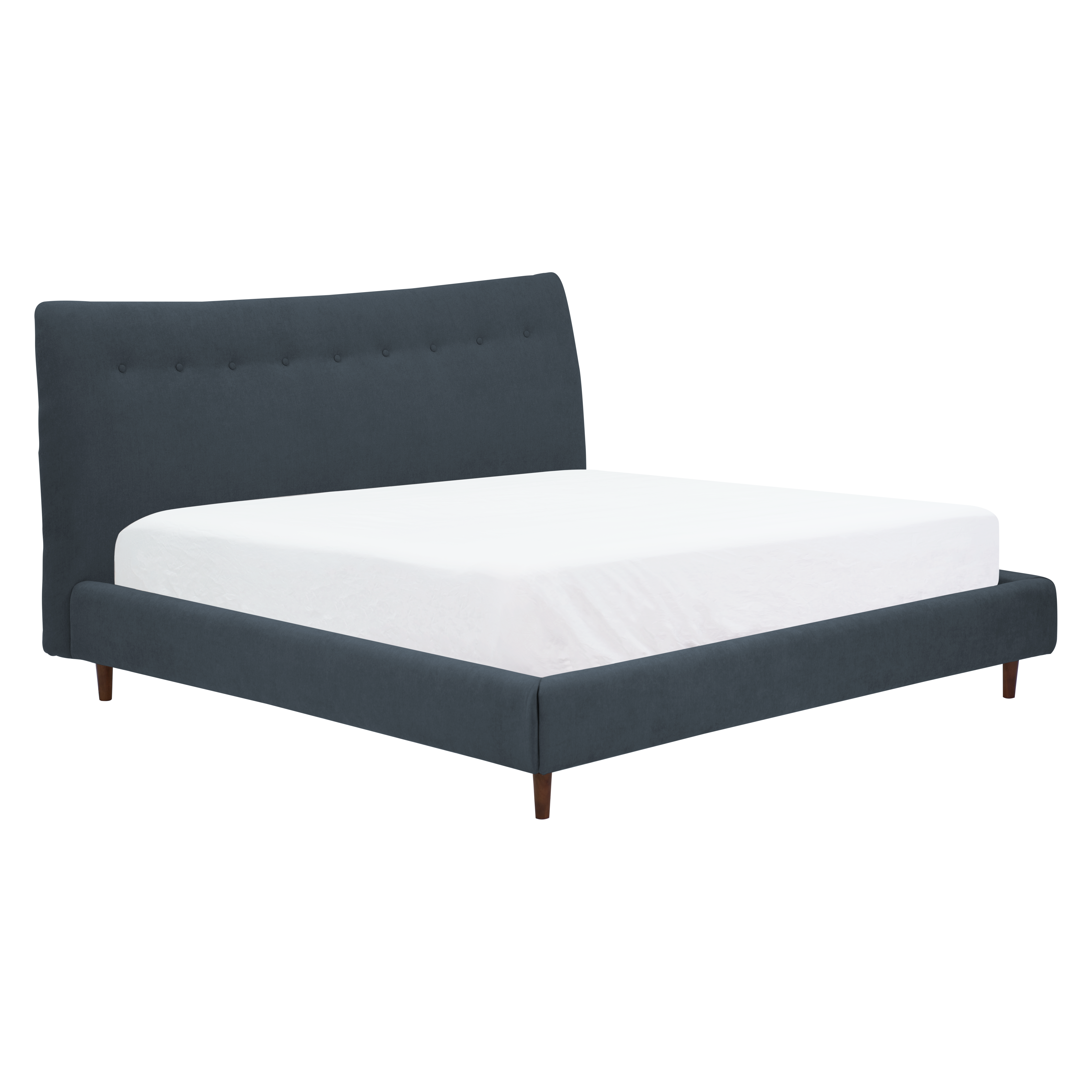Ronan King Bed - Midnight, High Bed Frames by HipVan | HipVan