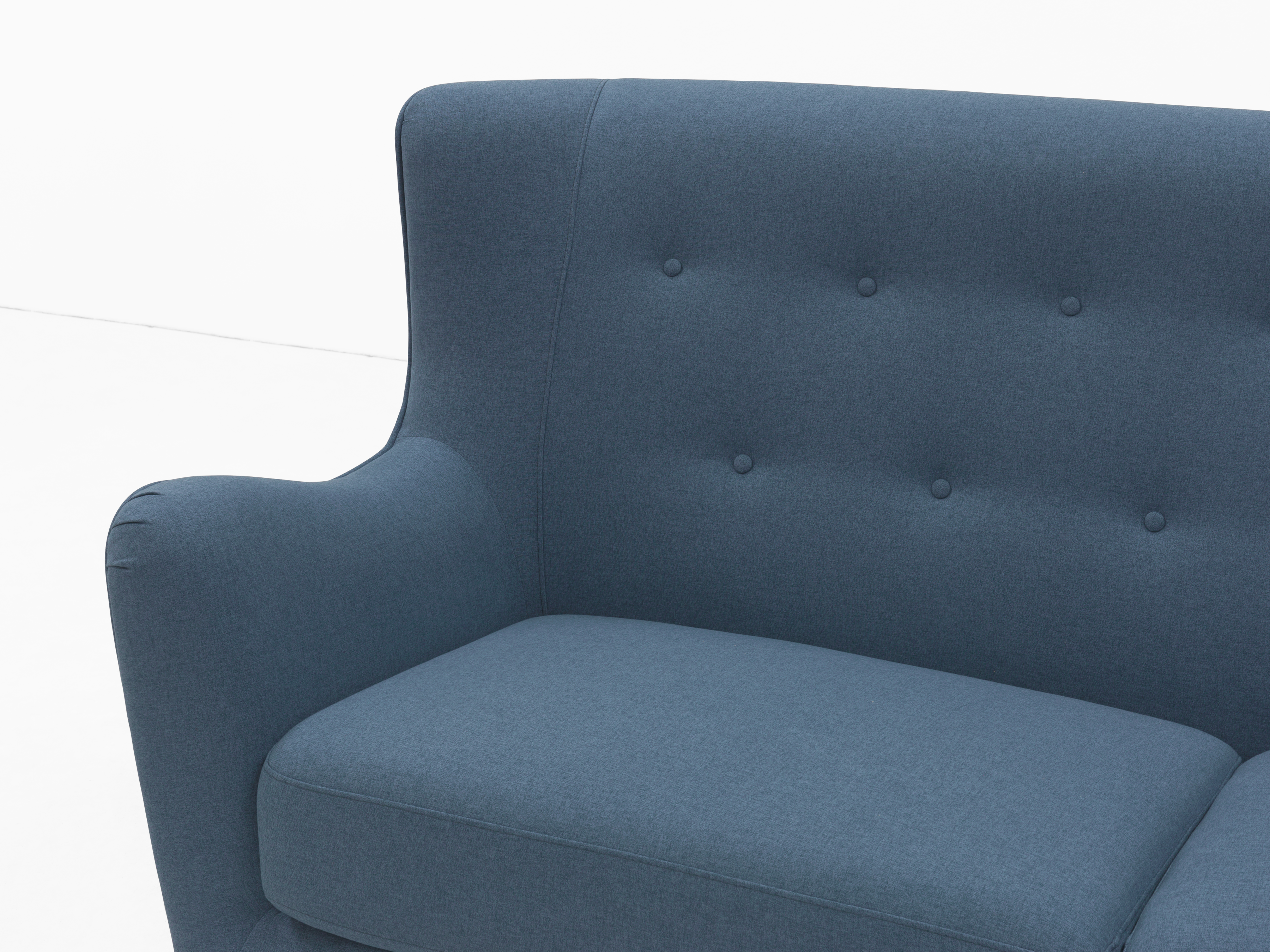 Jacob 3 Seater Sofa - Denim, HV Modern Sofas & Lounge Chairs | HipVan