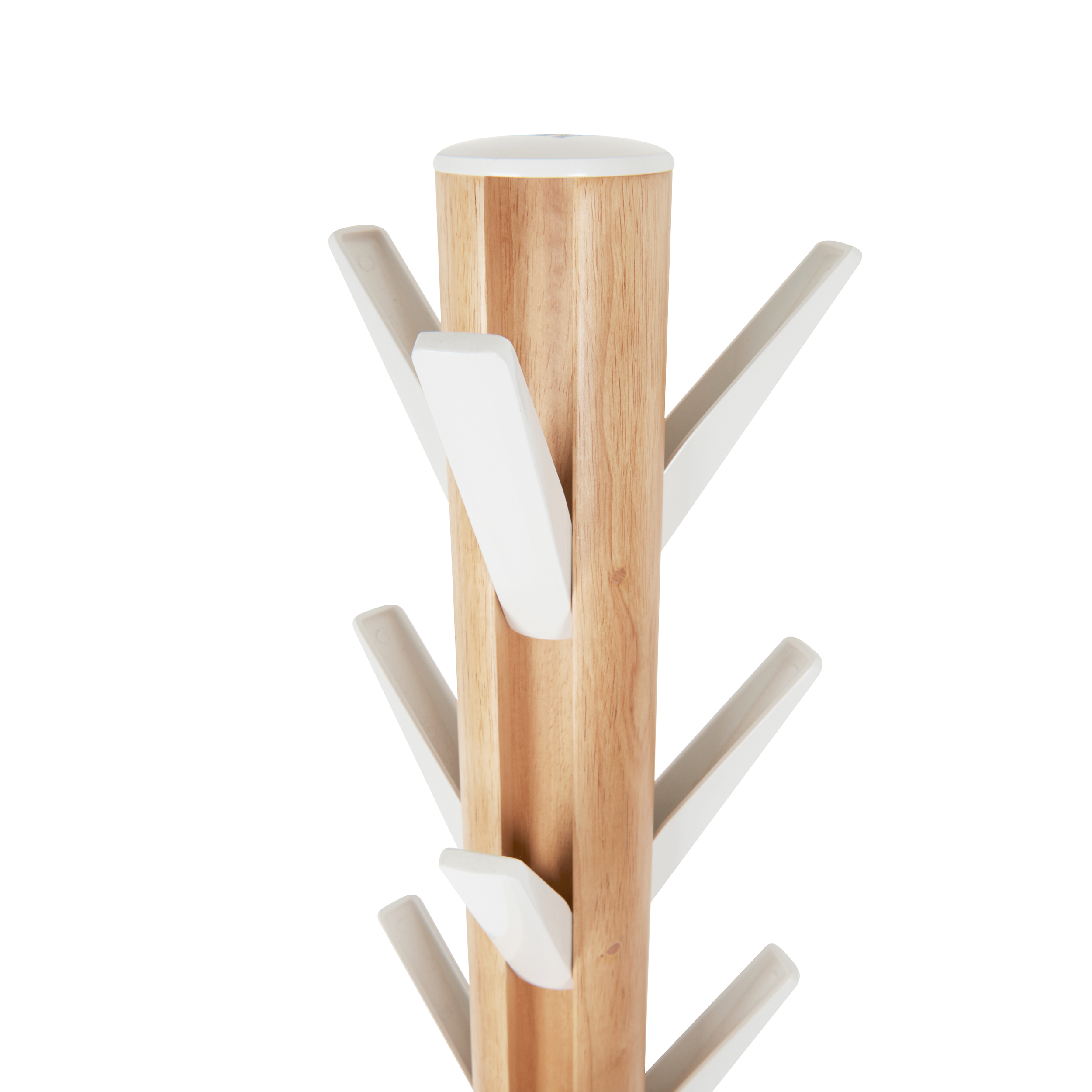 Flapper Coat Rack - White, Natural, Umbra Home Accents | HipVan