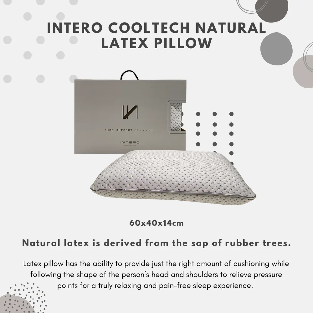 Intero CoolTech Natural Latex Pillow, Intero | HipVan