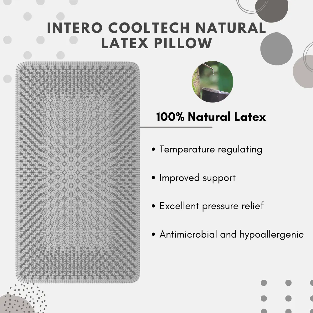 Intero CoolTech Natural Latex Pillow, Intero | HipVan