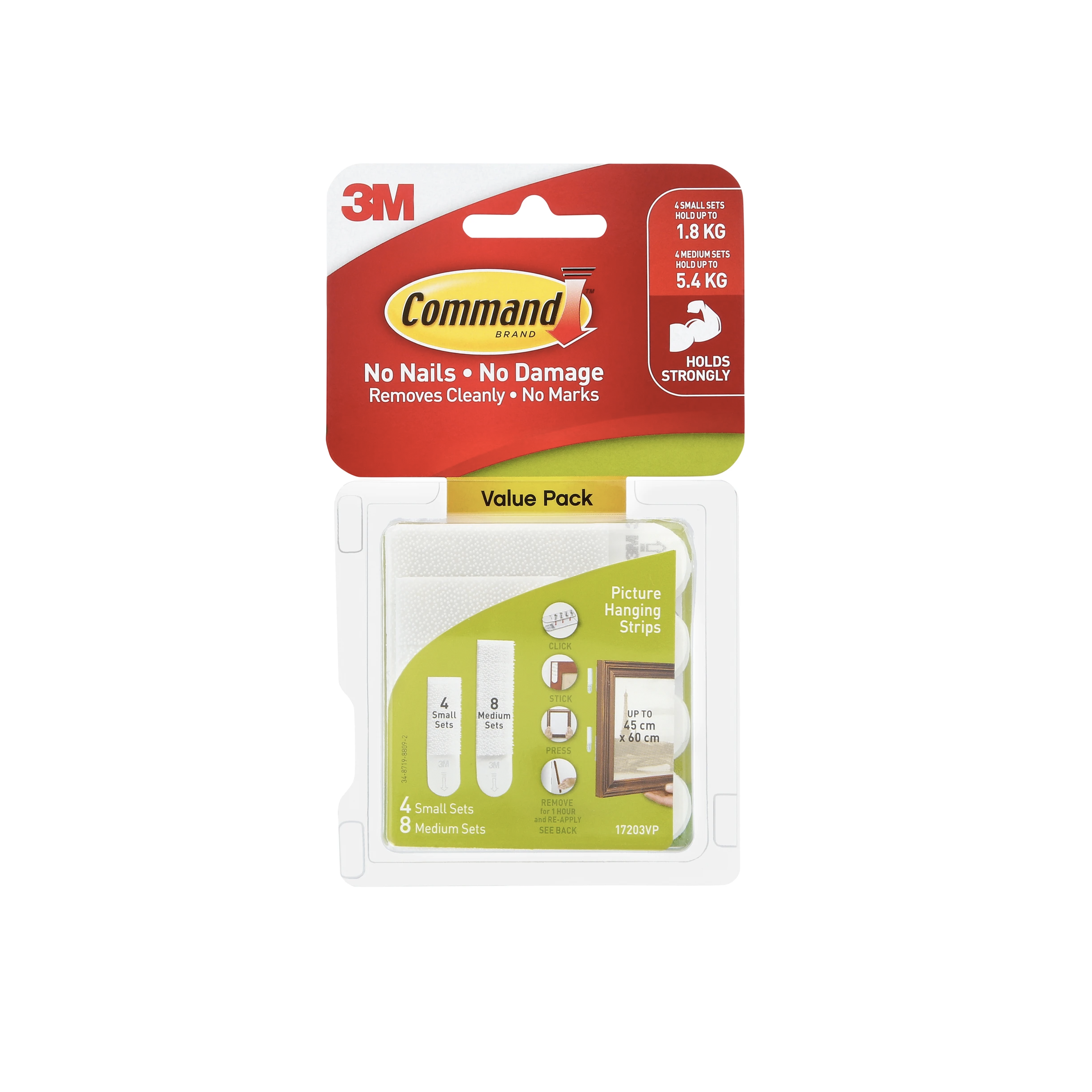 Command™ Picture Hanging Strips Value Packs - White (4 Options ...