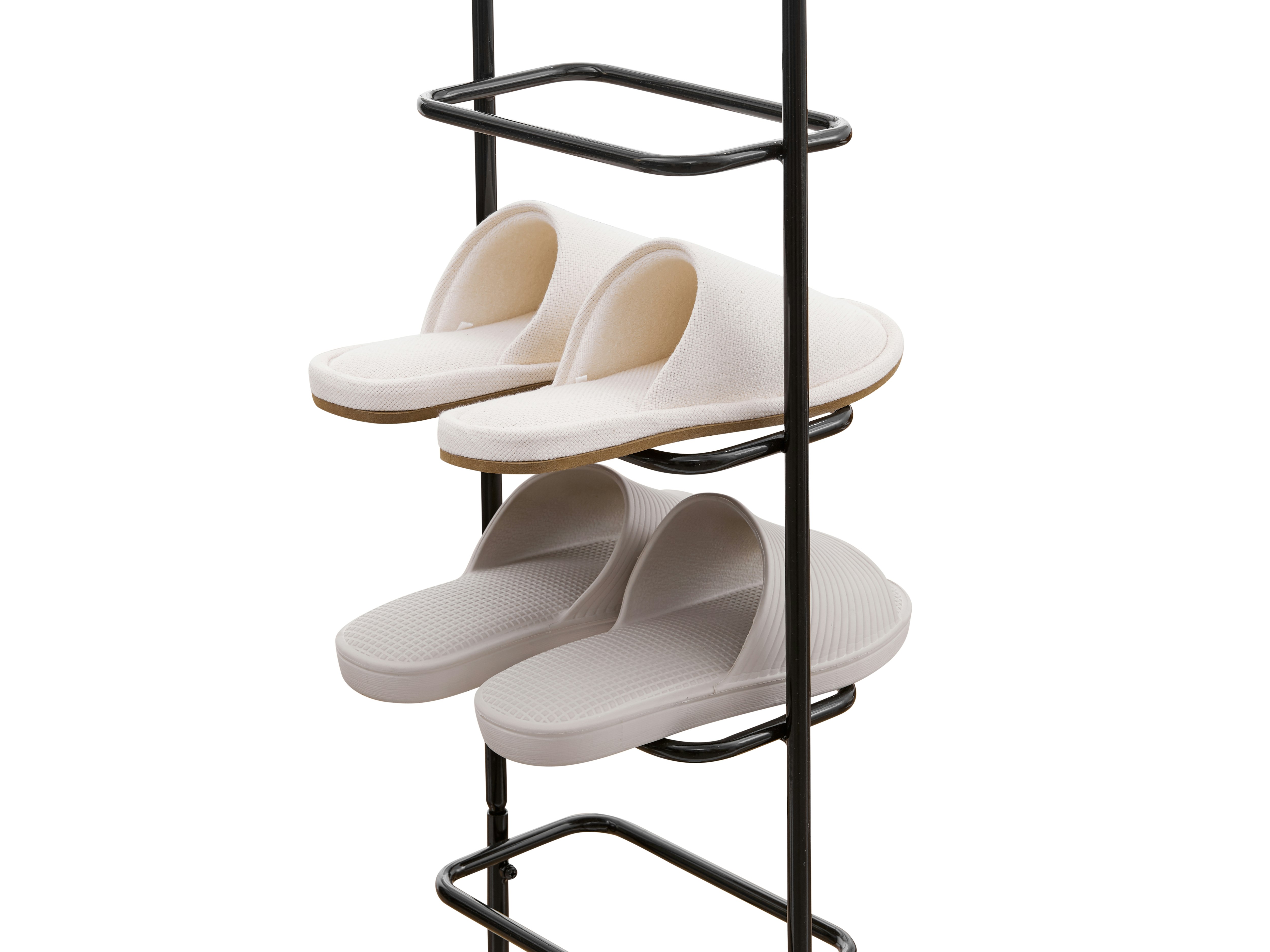 Chester Shoe Rack - Black, Walnut, Storage Essentials by HipVan | HipVan