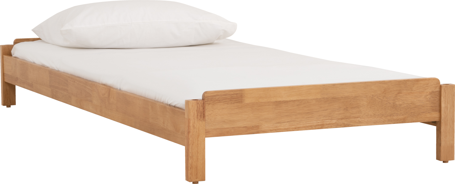 Hans Stackable Single Bed - Natural, HV Modern Beds & Bedroom Storage ...