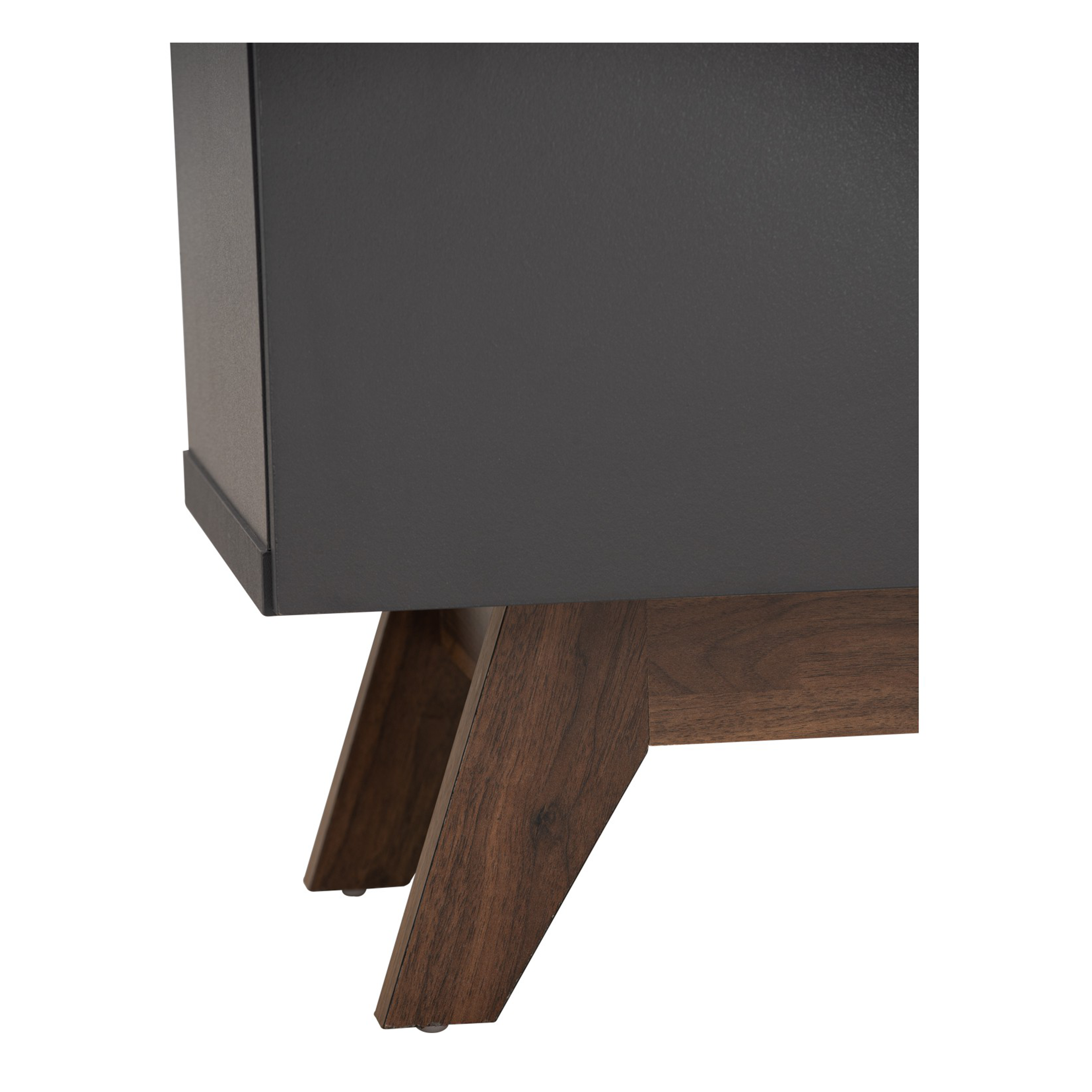 Miah Shoe Cabinet - Walnut, Grey, Miah by HipVan | HipVan