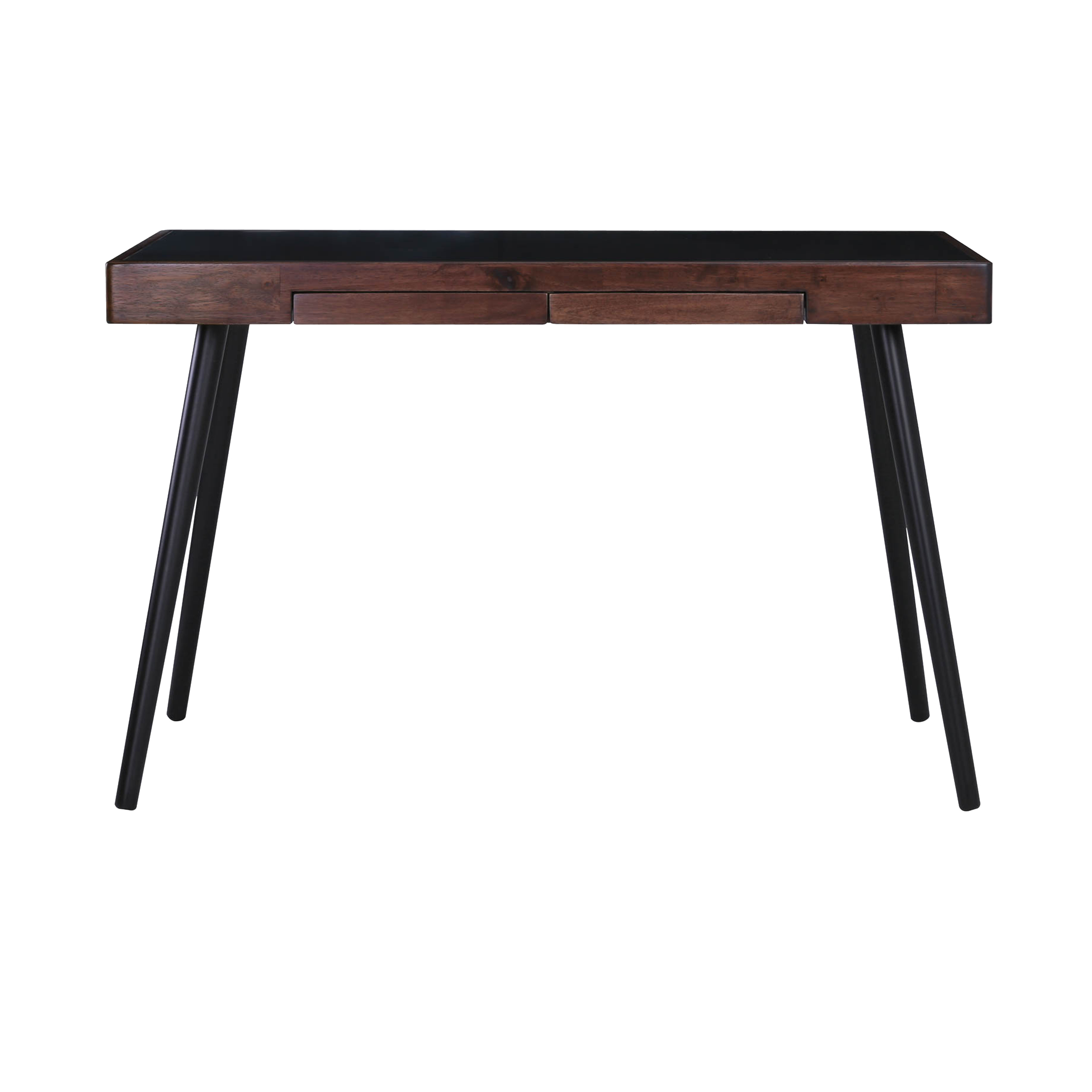 Reth Study Table 1.2m - Black, Walnut, HV Modern Study Tables & Office ...
