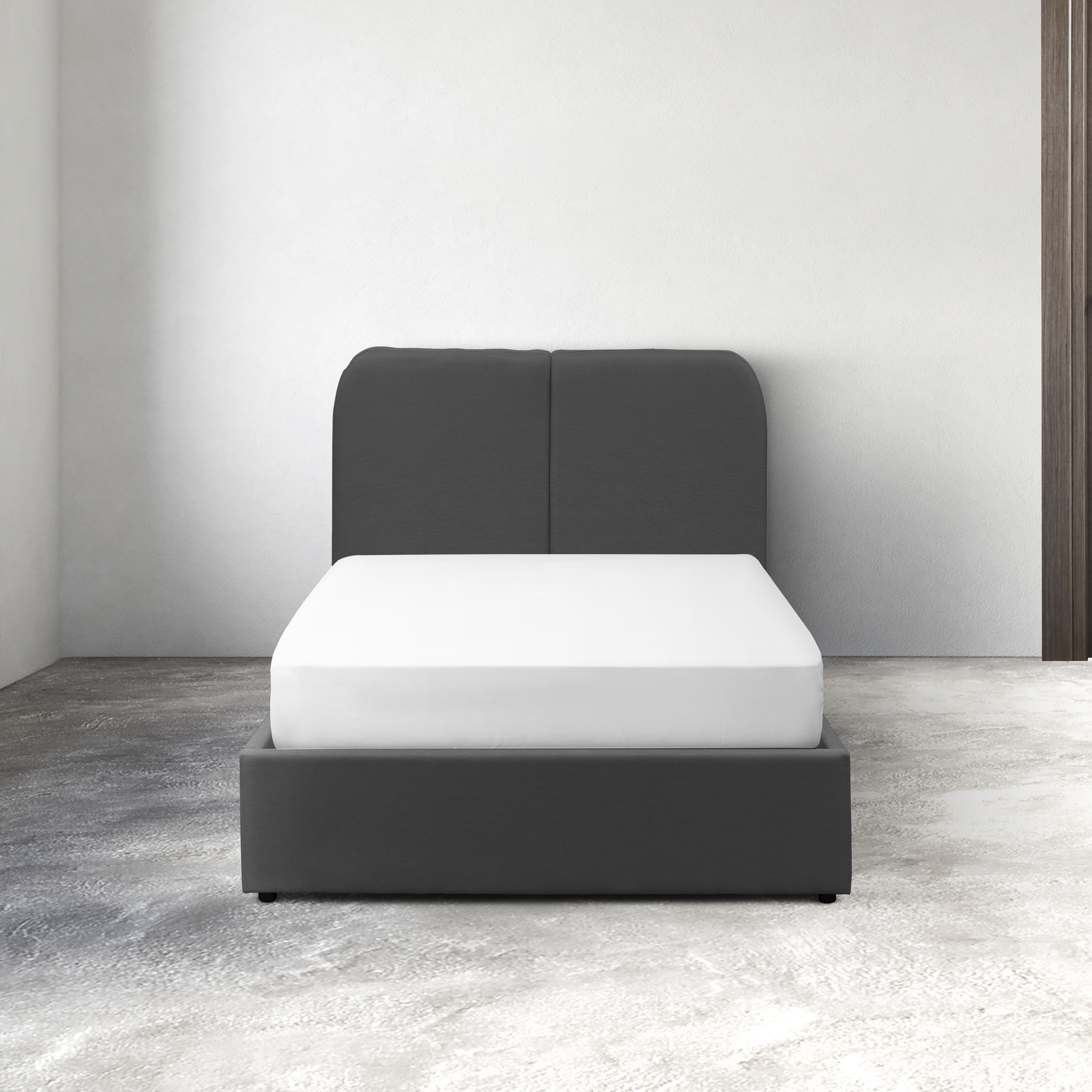 Nolan Super Single Storage Bed - Hailstorm, HV Basic Beds & Bedroom ...