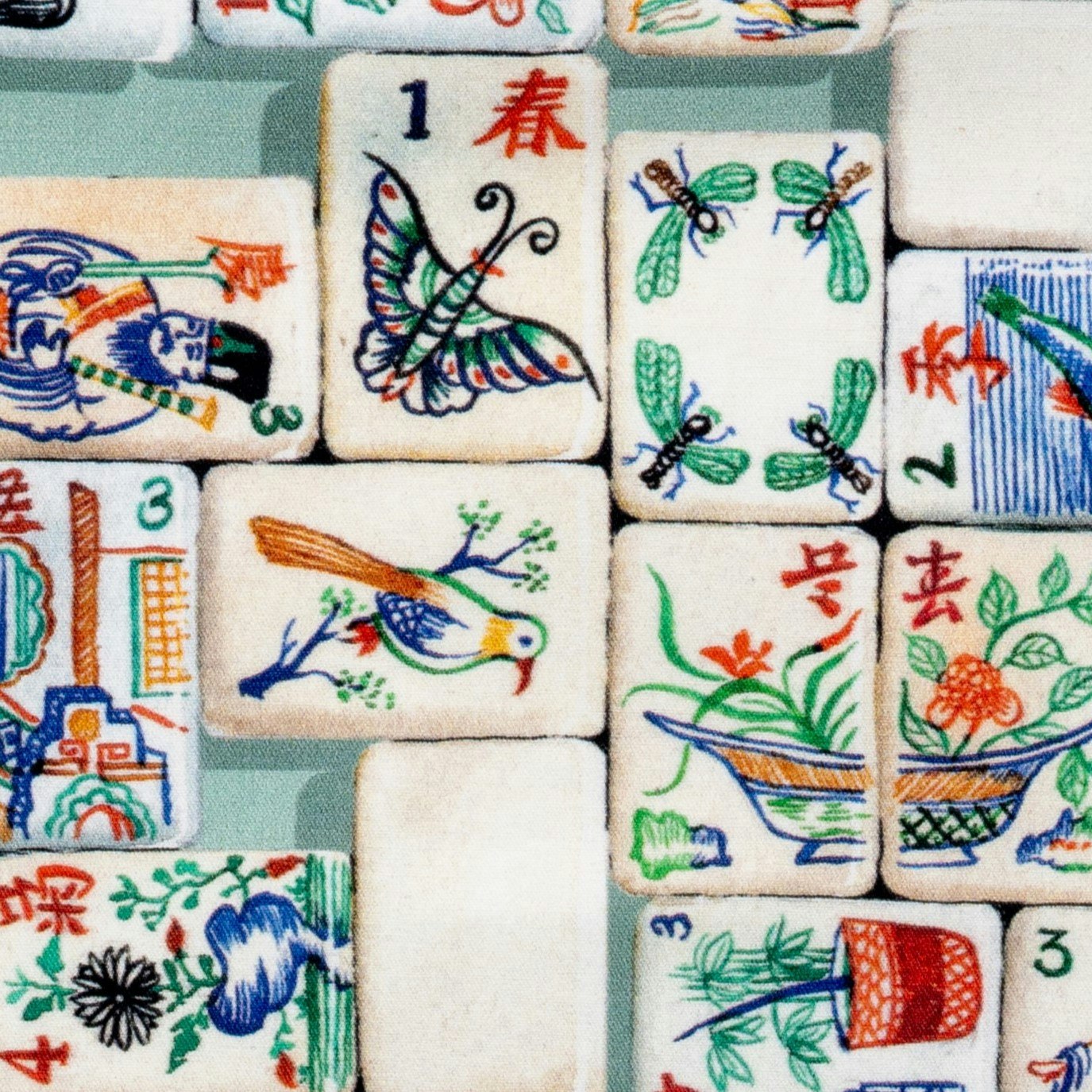 Singlapa Mahjong Tea Towel, Singlapa | HipVan