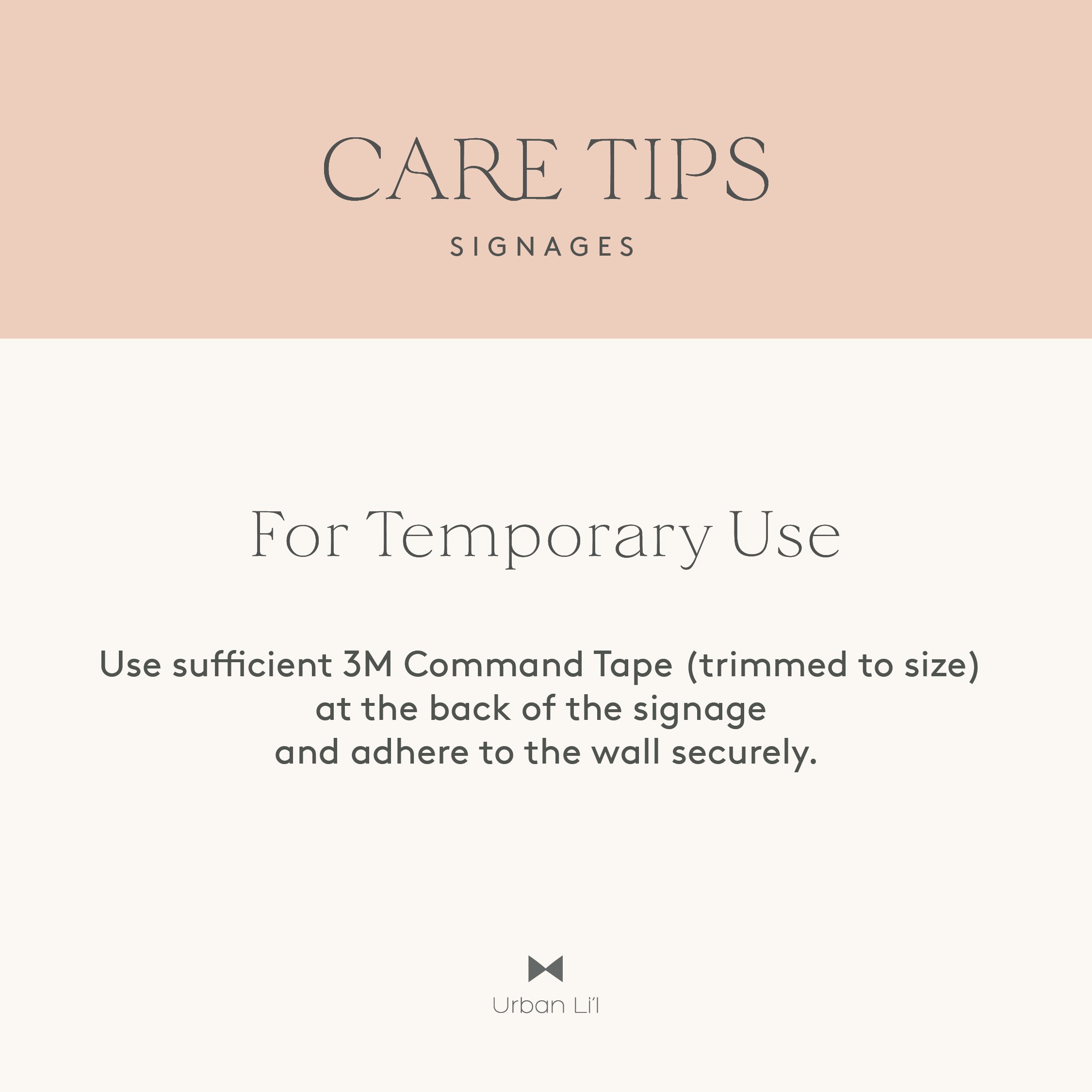 Urban Li'l Unit Number Signage - 20cm (2 Colours), Urban Li'l | HipVan