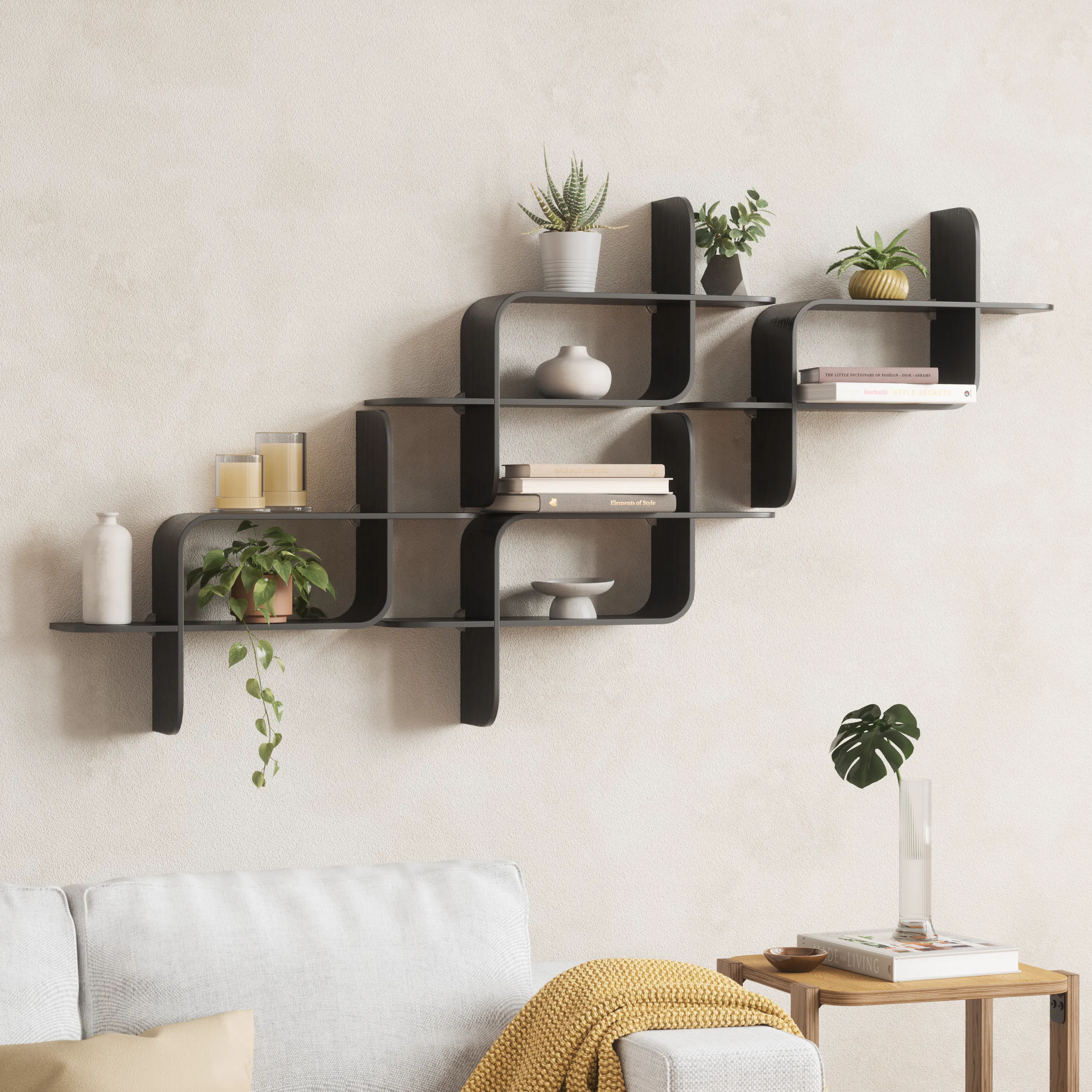 Montage Shelf - Black, Umbra Home Accents | HipVan