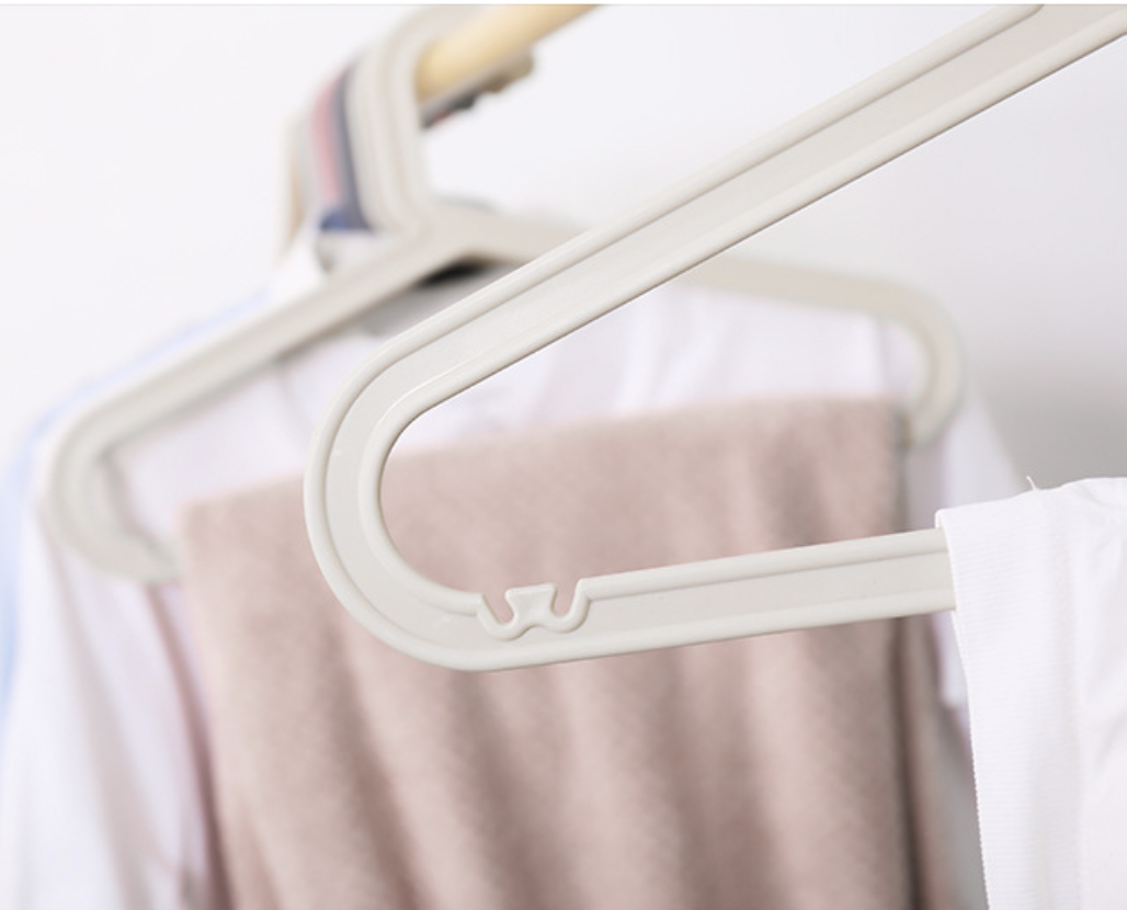 Zoe Plastic Hanger - Black, Wardrobe Organisers by HipVan | HipVan