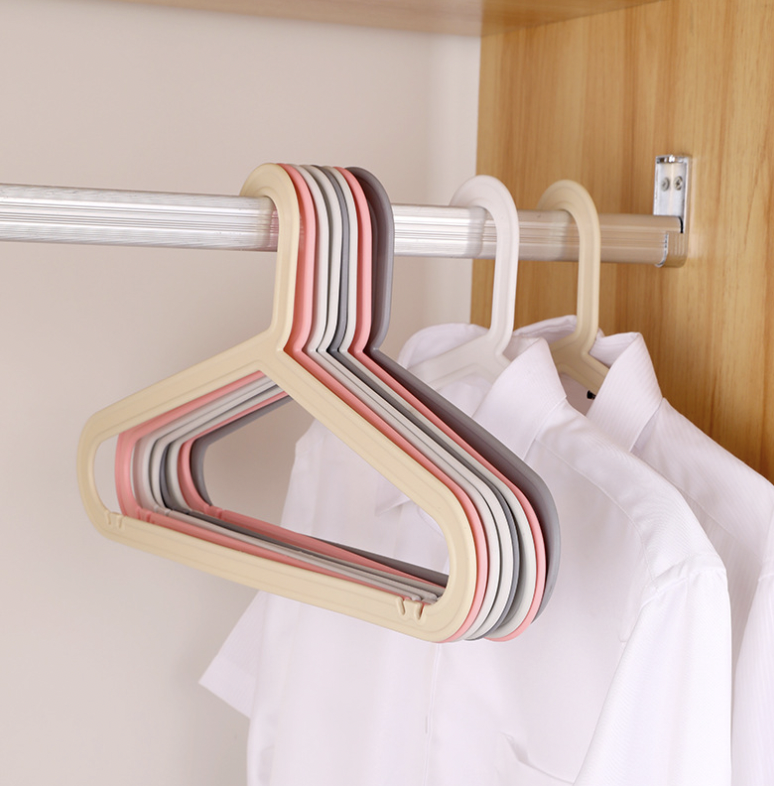 Zoe Plastic Hanger - Black, Wardrobe Organisers by HipVan | HipVan