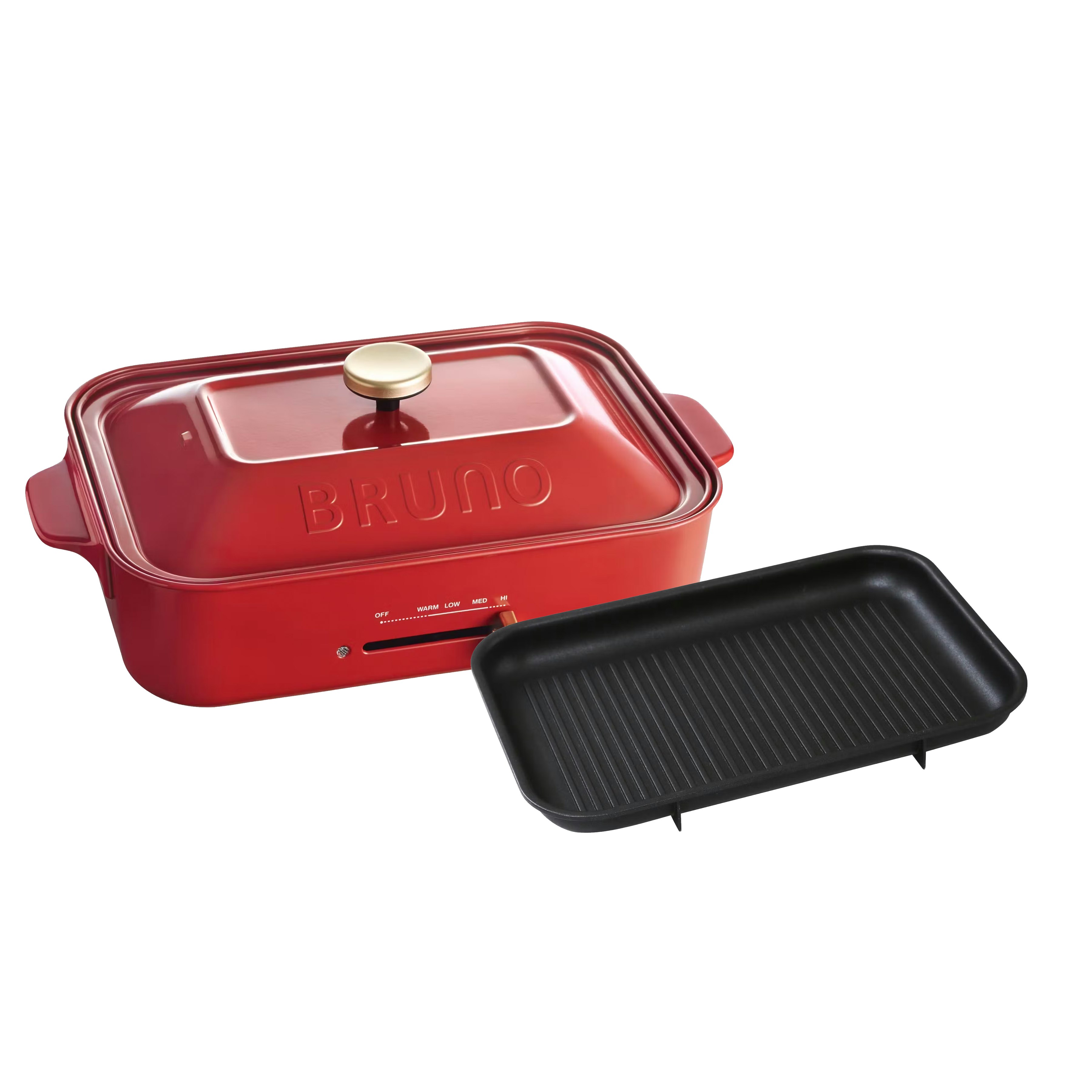 BRUNO Exclusive Bundles - Red Compact Hotplate + Attachments (4 Options ...