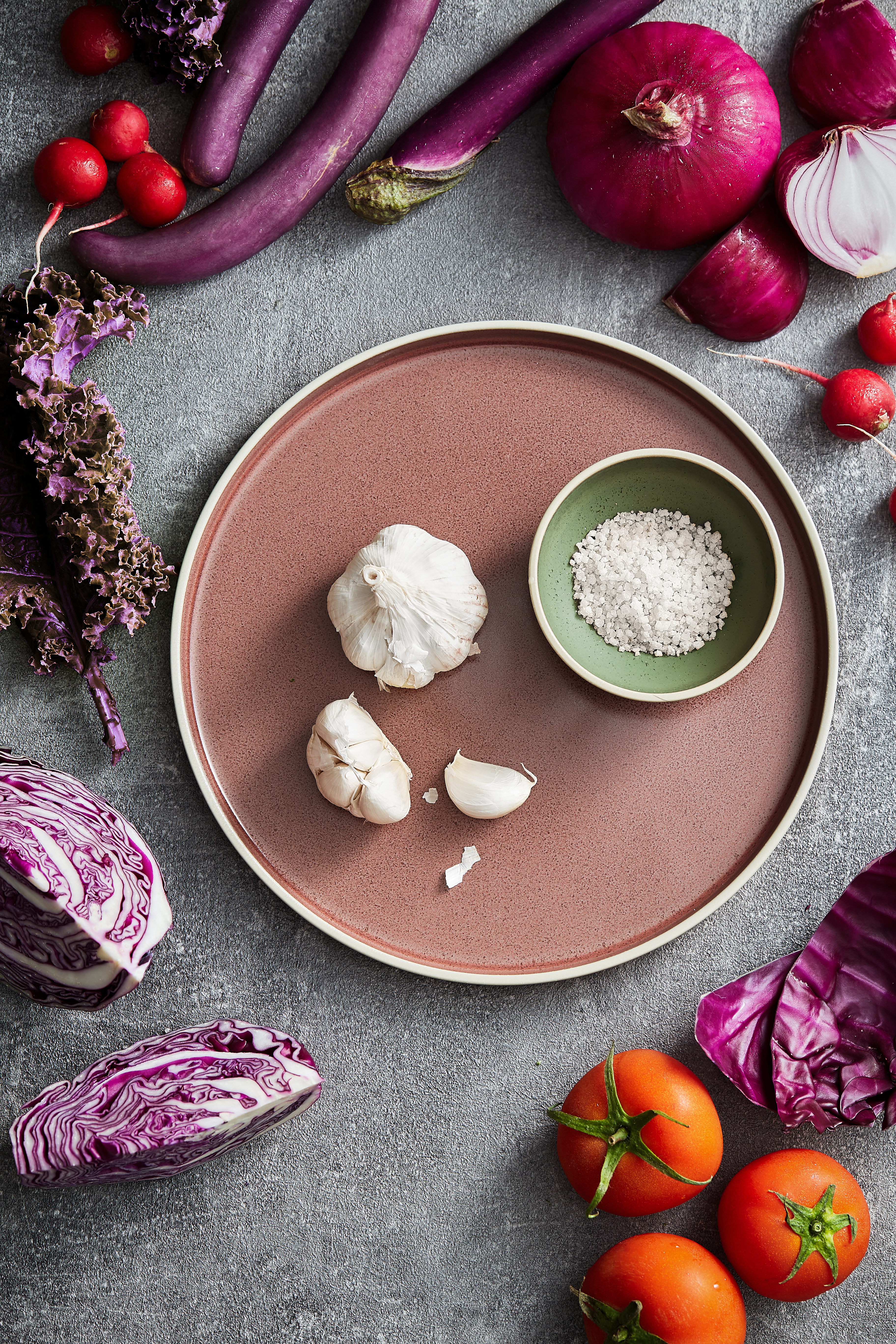 Luzerne Mod Round Coupe Plate - Smoky Plum (3 Sizes), Luzerne | HipVan