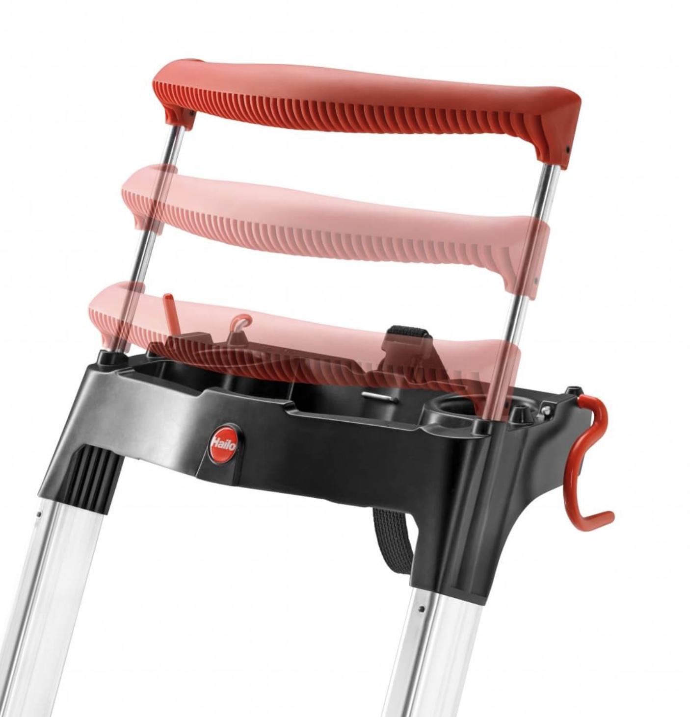 Hailo L100 Aluminium 8 Step Folding Ladder, Hailo | HipVan