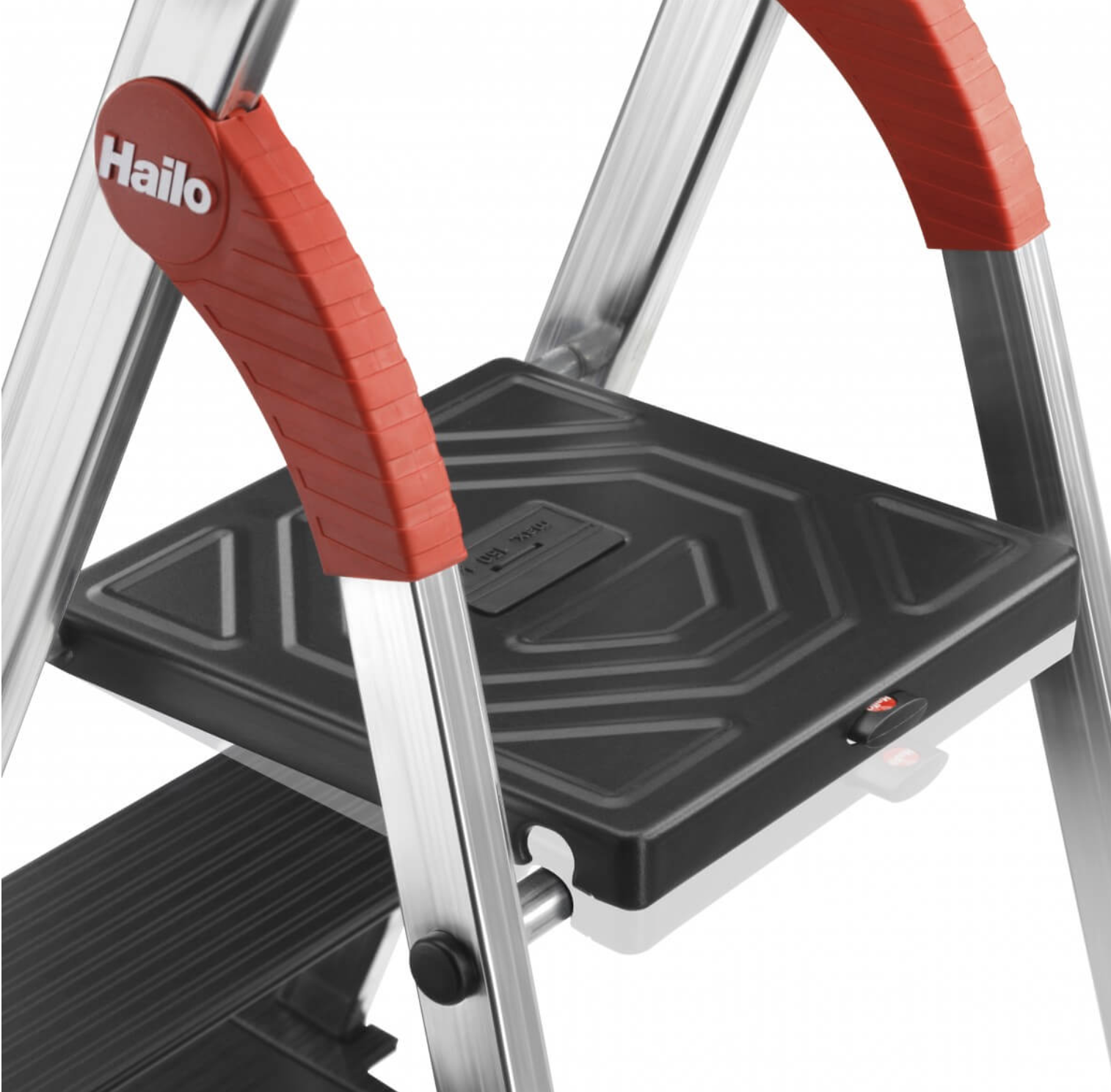 Hailo L100 Aluminium 8 Step Folding Ladder, Hailo | HipVan