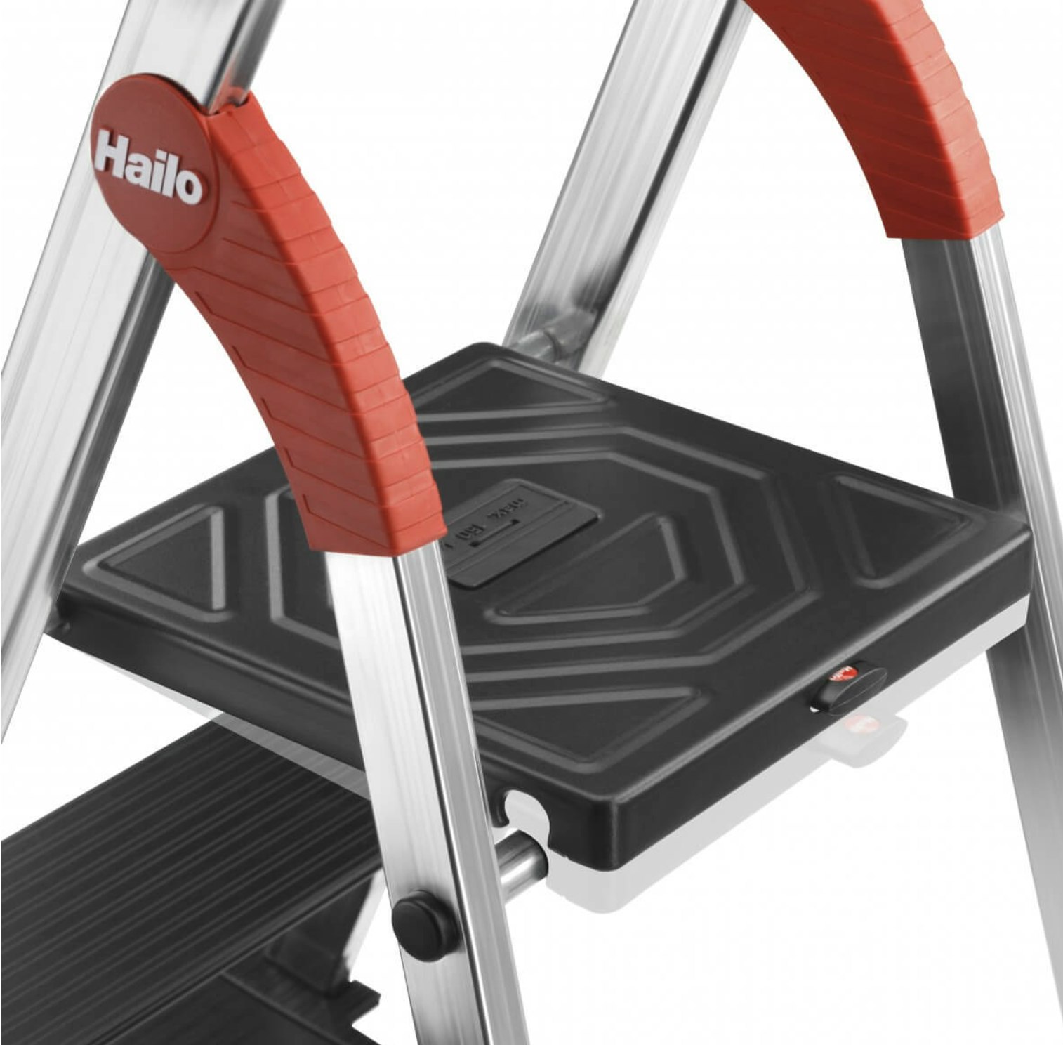 Hailo L100 Aluminium 8 Step Folding Ladder, Hailo | HipVan
