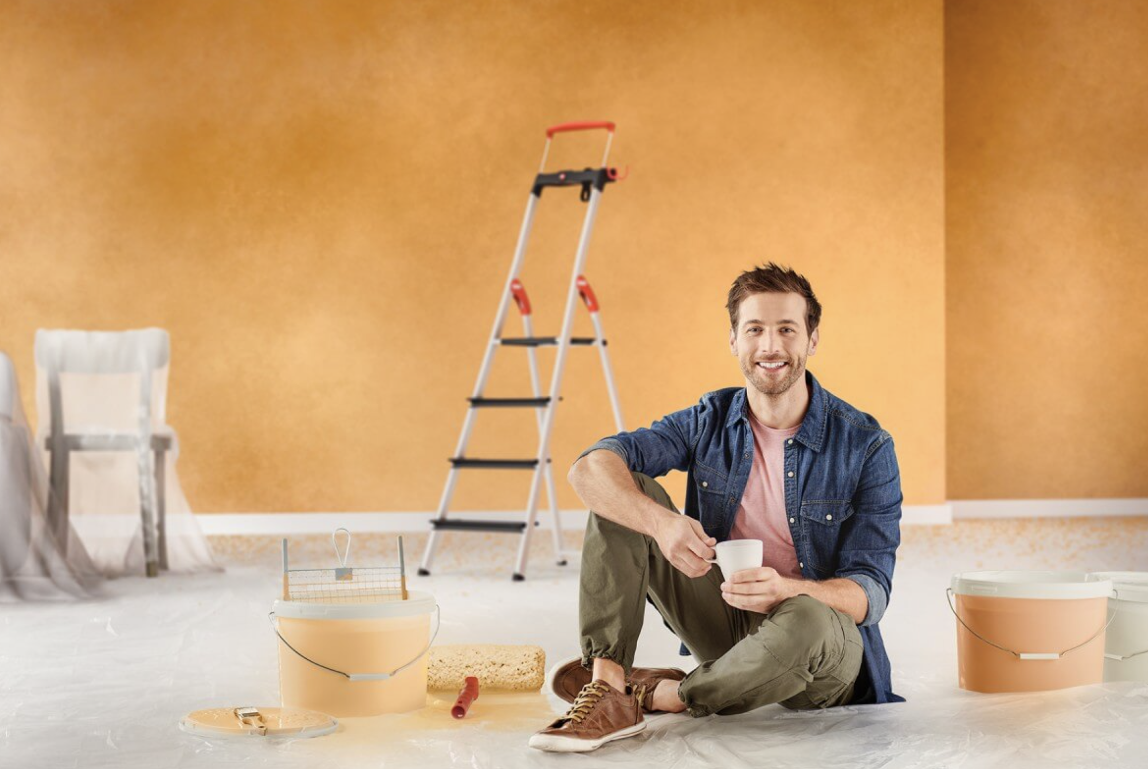 Hailo L100 Aluminium 8 Step Folding Ladder, Hailo | HipVan