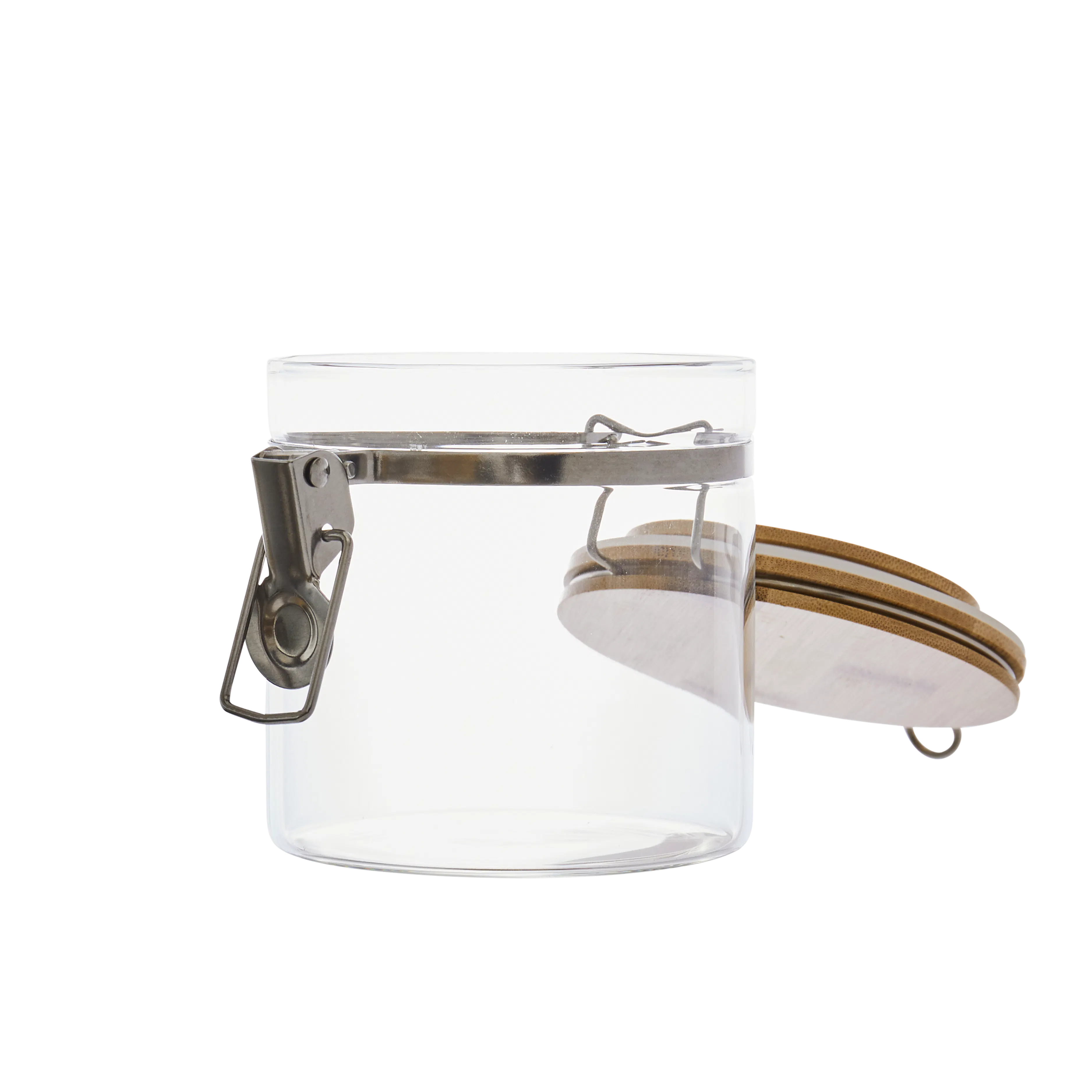 EVERYDAY Glass Jar with Bamboo Lid & Clamp (3 Sizes), Food Storage by ...
