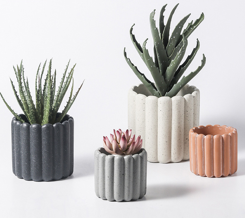 Yoshi Ceramic Pot - Grey, Pots and Vases by HipVan | HipVan