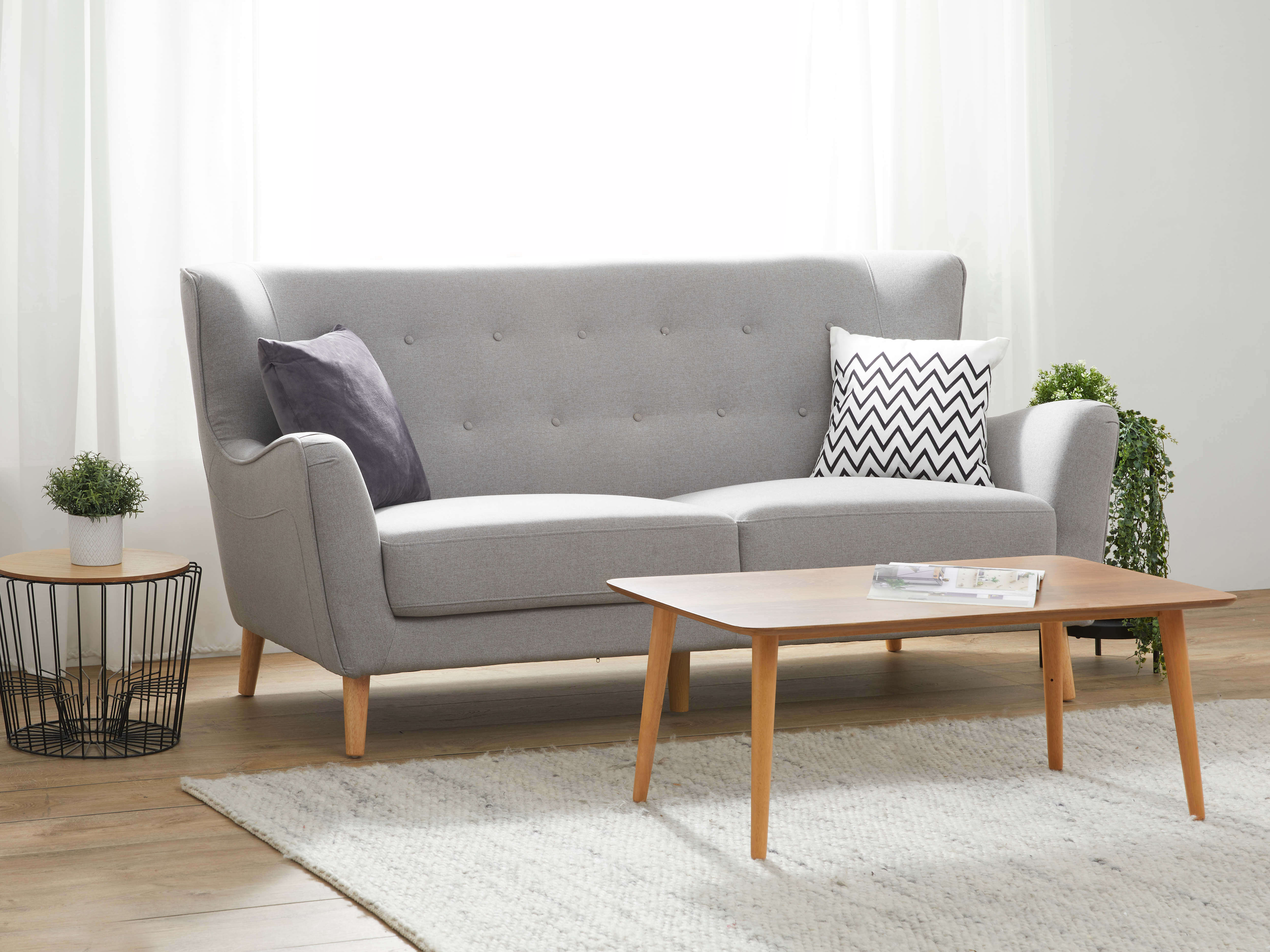 Jacob 3 Seater Sofa - Slate, Jacob by HipVan | HipVan