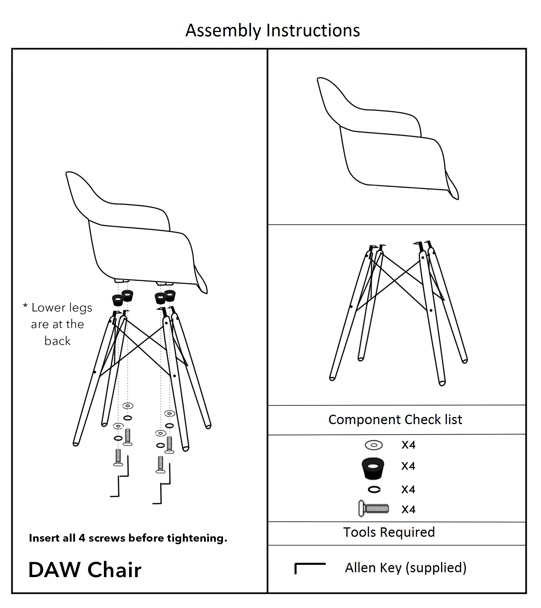 Lars Chair - Natural, White, HV Basic Dining Tables & Chairs | HipVan