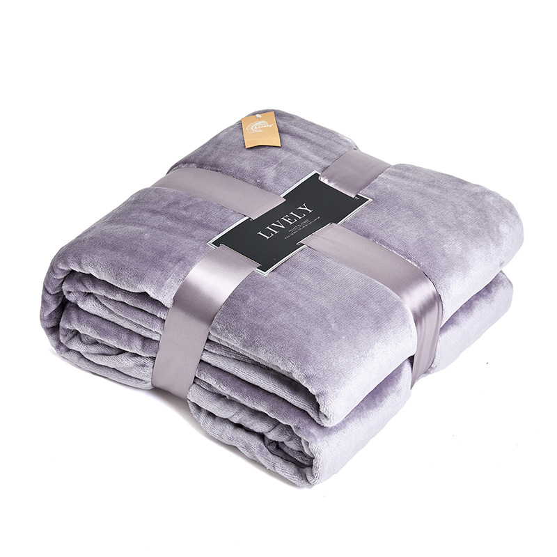 Makayla Velvet Plush Throw Blanket - Lavender, Throws & Blankets by ...