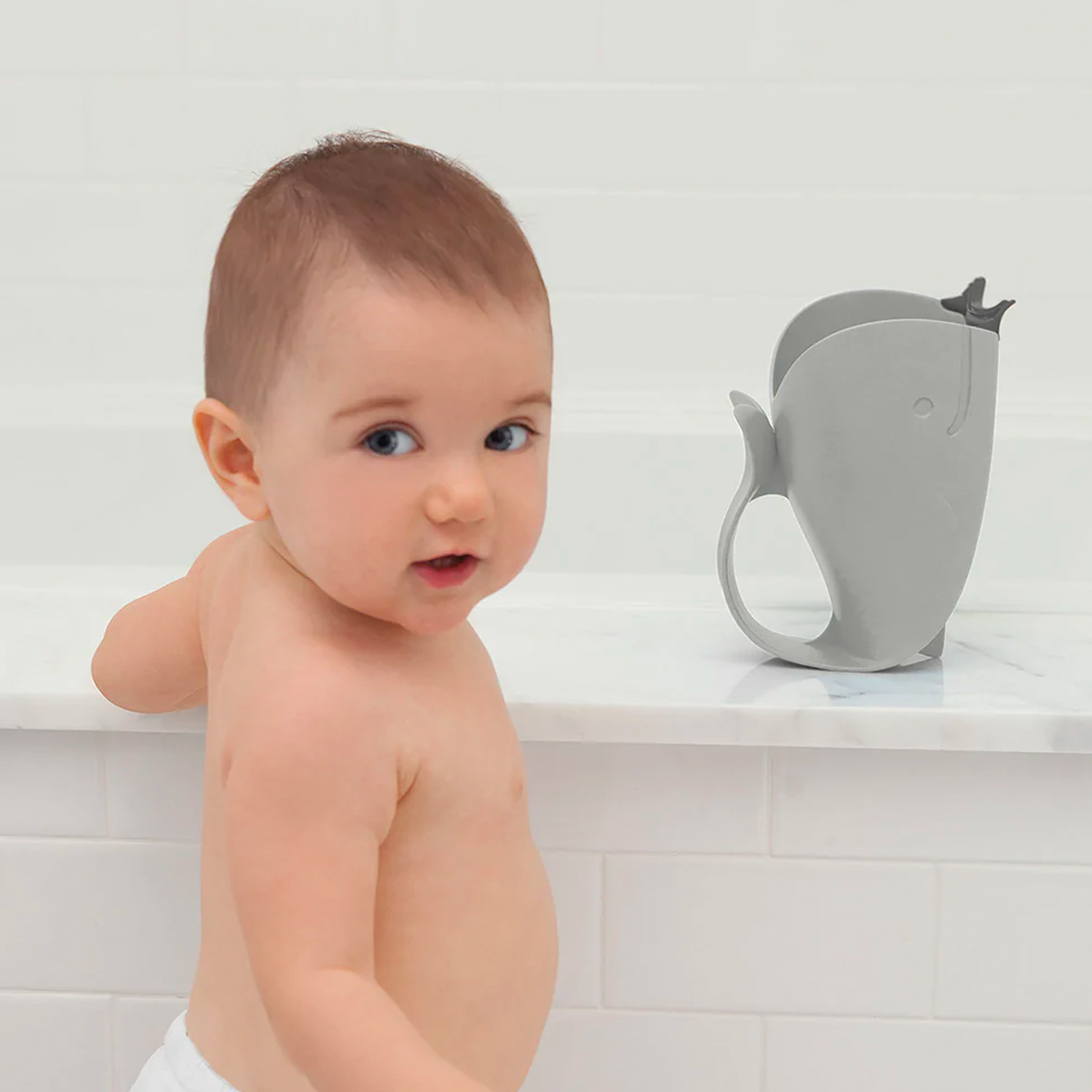 Skip Hop Moby Waterfall Bath Rinser - Grey, Skip Hop Kids Lifestyle ...