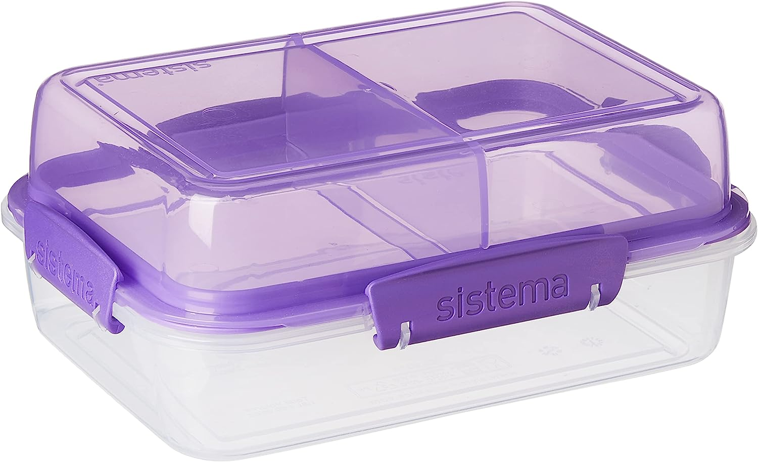 Sistema Lunch Stack To Go Rectangle 1.8L - Purple, Sistema | HipVan