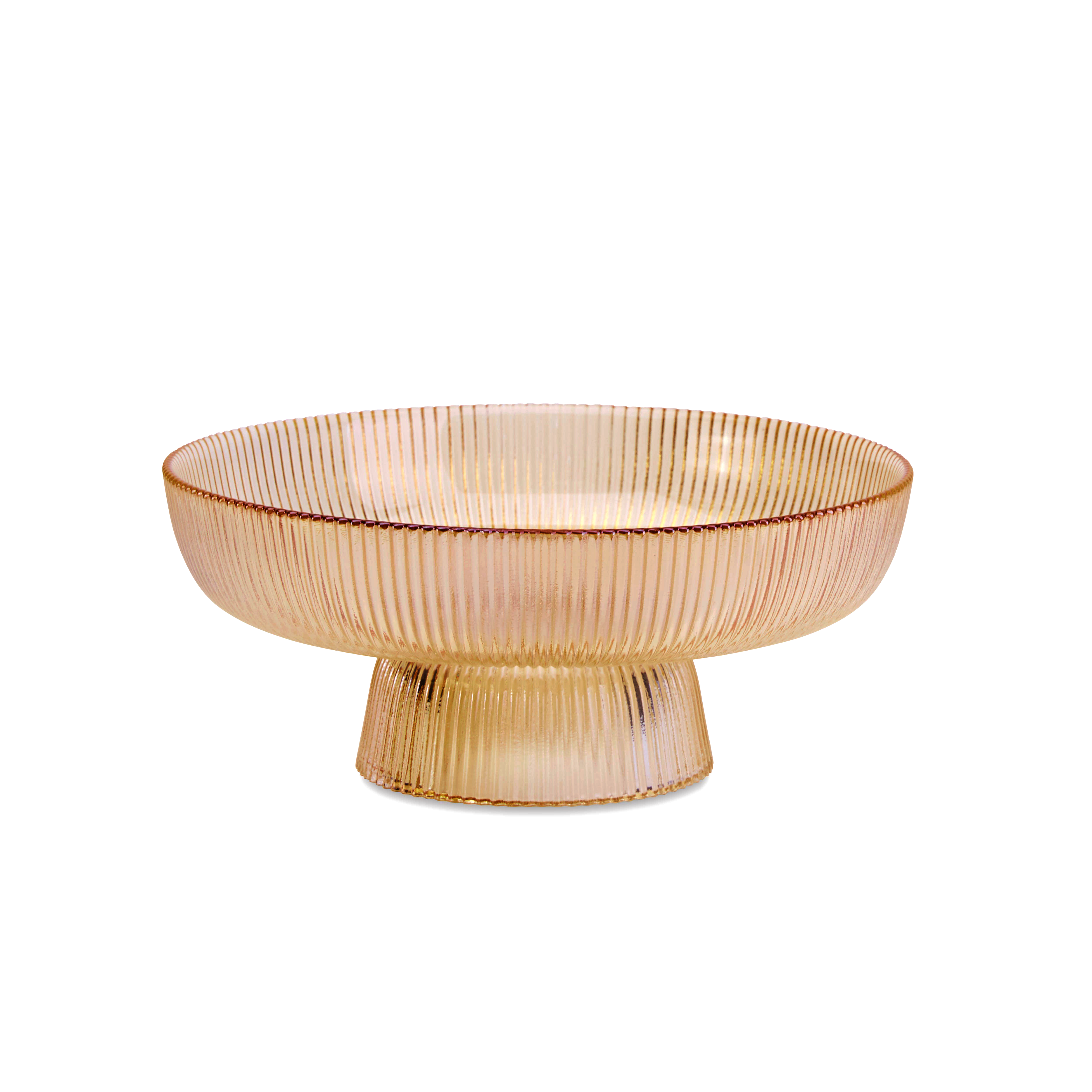 Reagan Glass Display Bowl - Grey - Large, Home Basics by HipVan | HipVan